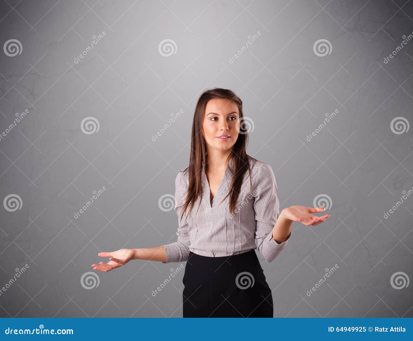 Beautiful Young Lady Juggling with Copy Space Stock Image - Image of ...