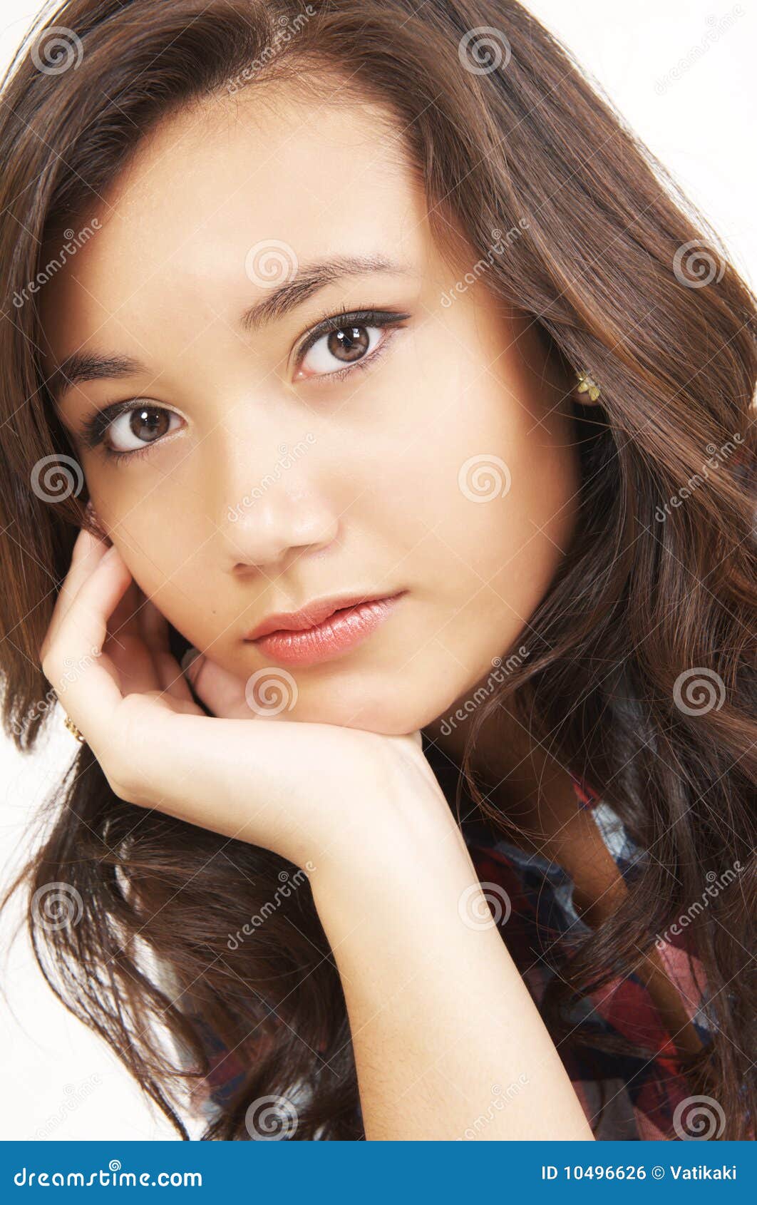 Beautiful Young Model in the Studio Stock Photo - Image of beauty ...