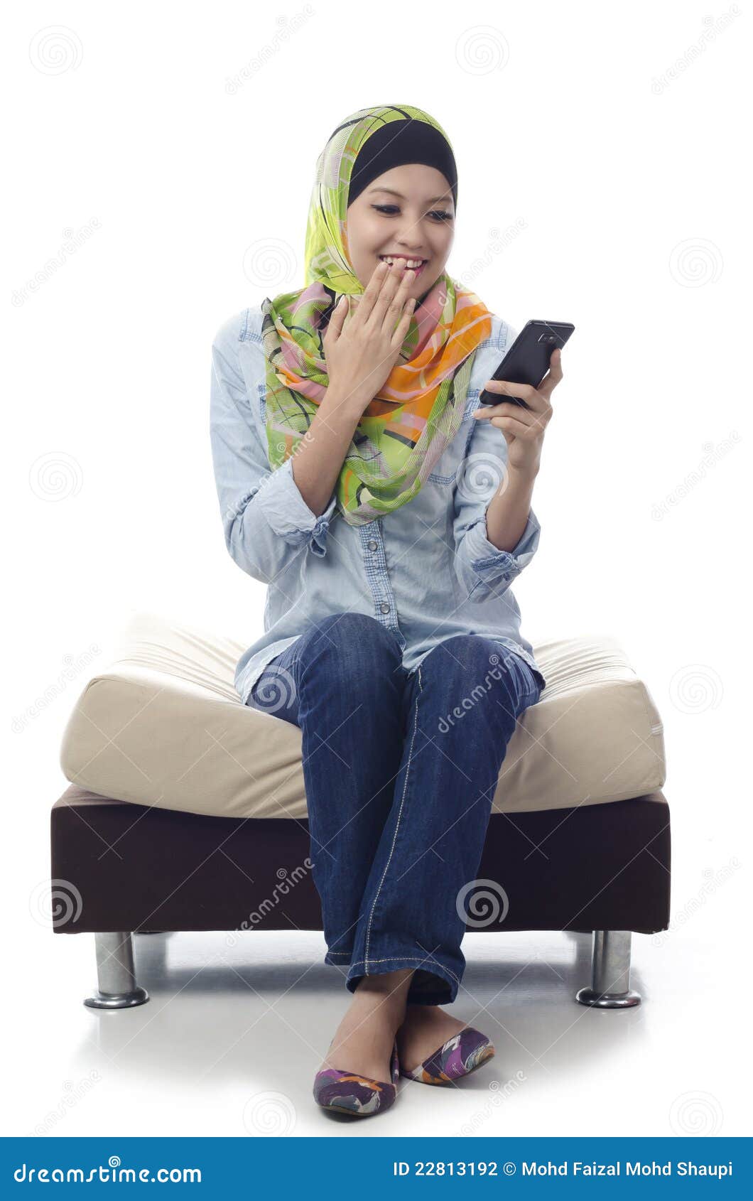 Beautiful young muslimah stock photo. Image of lifestyle - 22813192