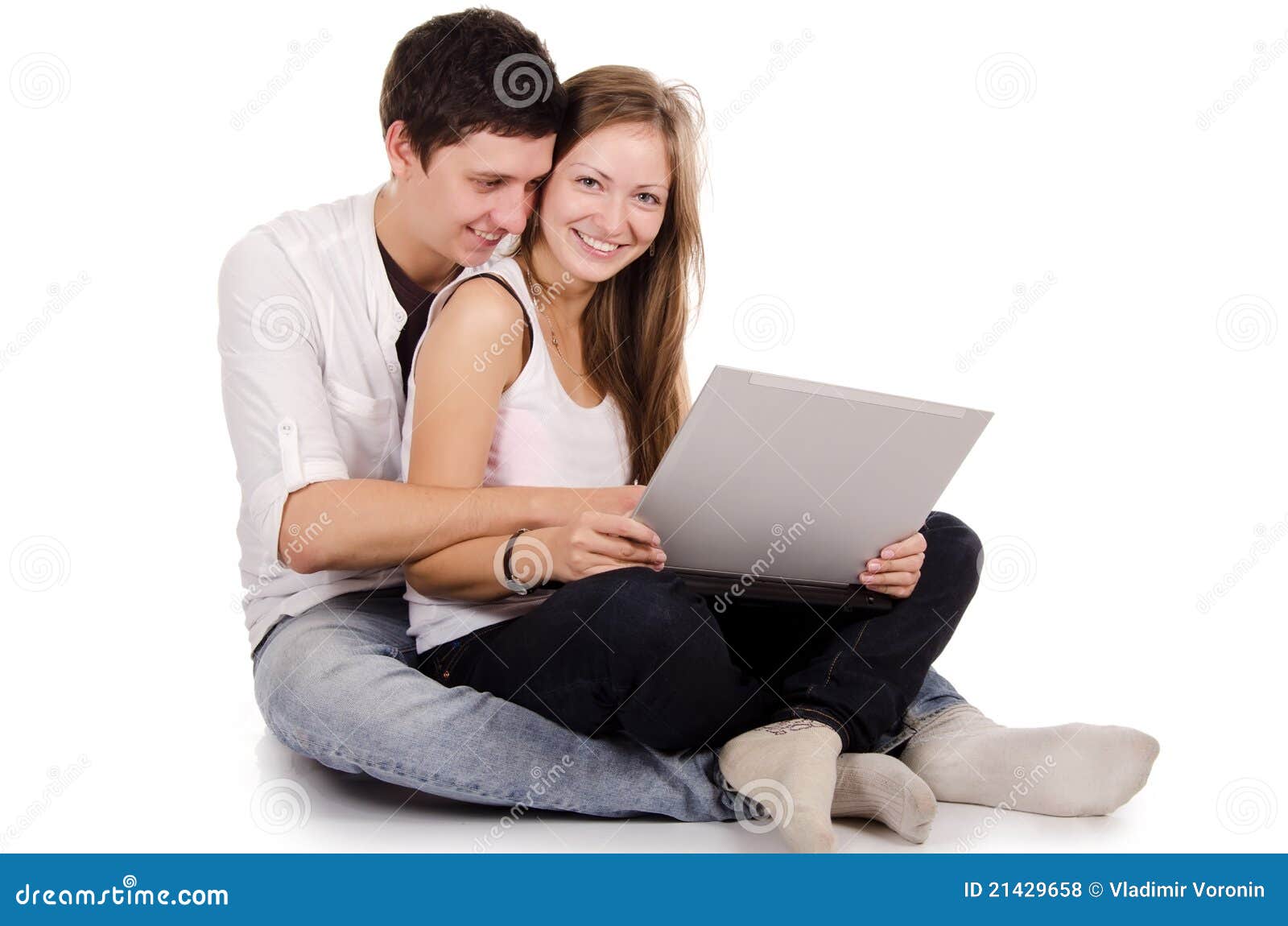 Beautiful young pair stock photo. Image of communication - 21429658