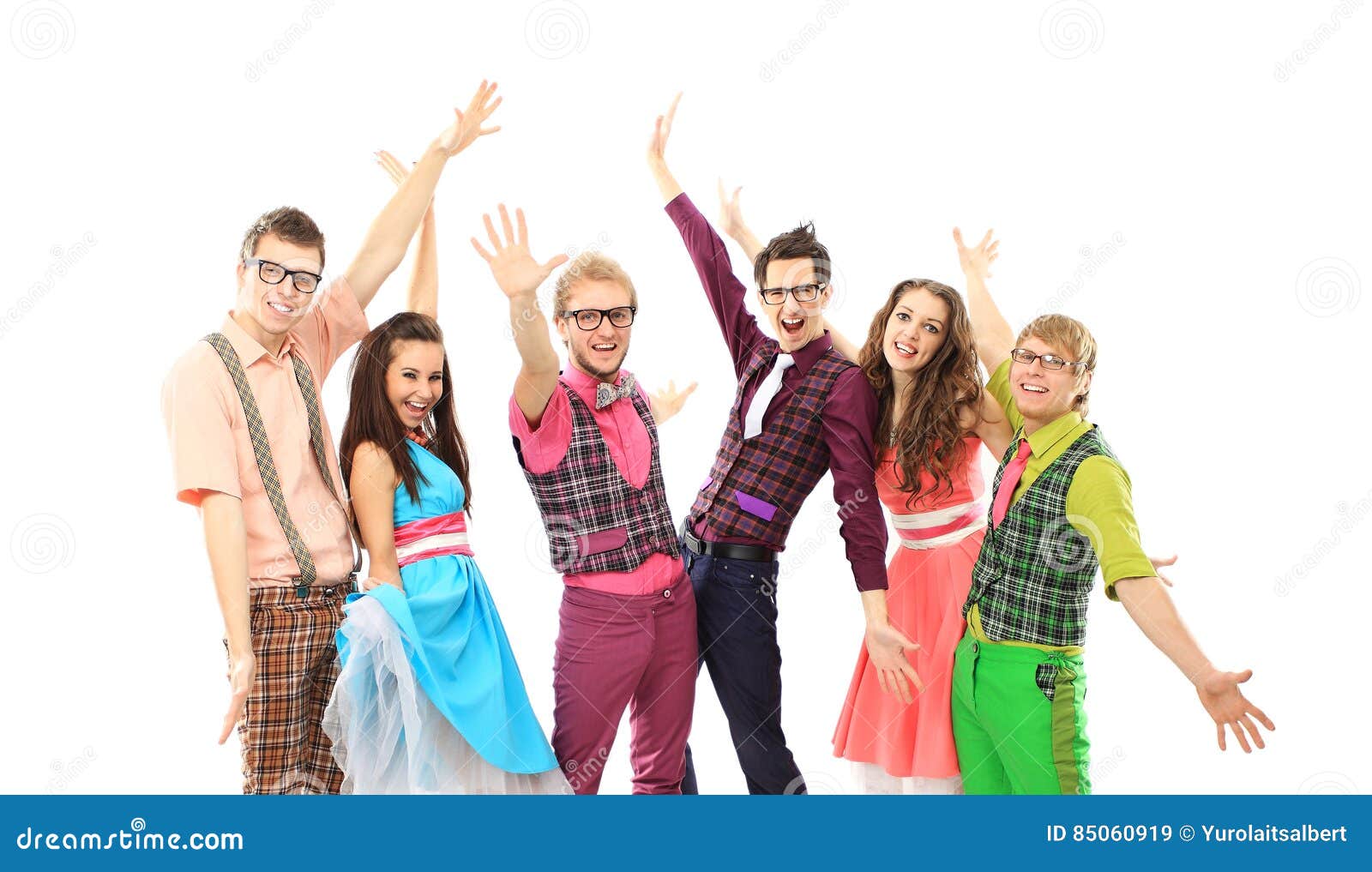 Beautiful Young People of the New Generation Stock Image - Image of ...