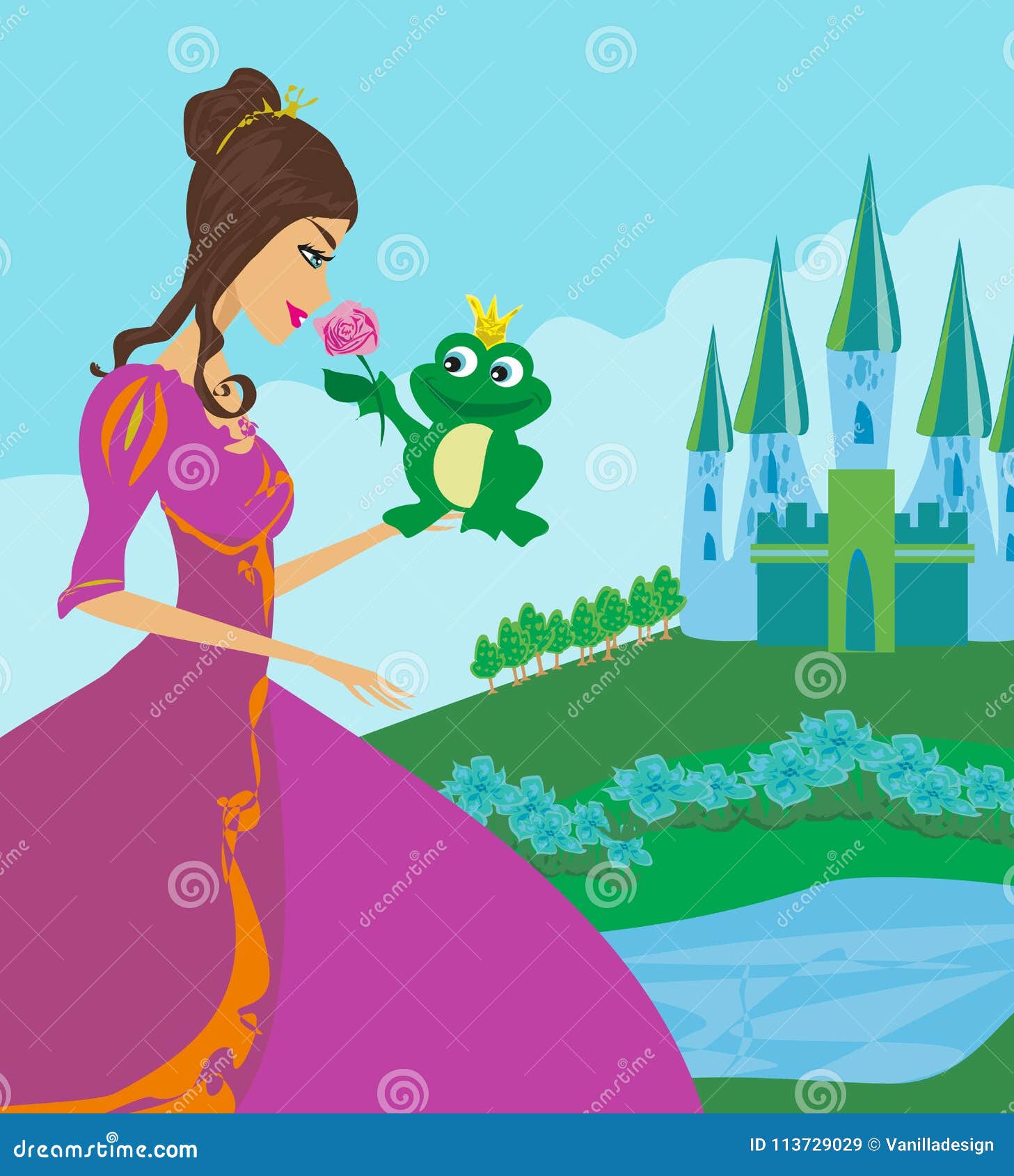 The Young Princess Captures The Emotion Of The Movement In The Sky ...