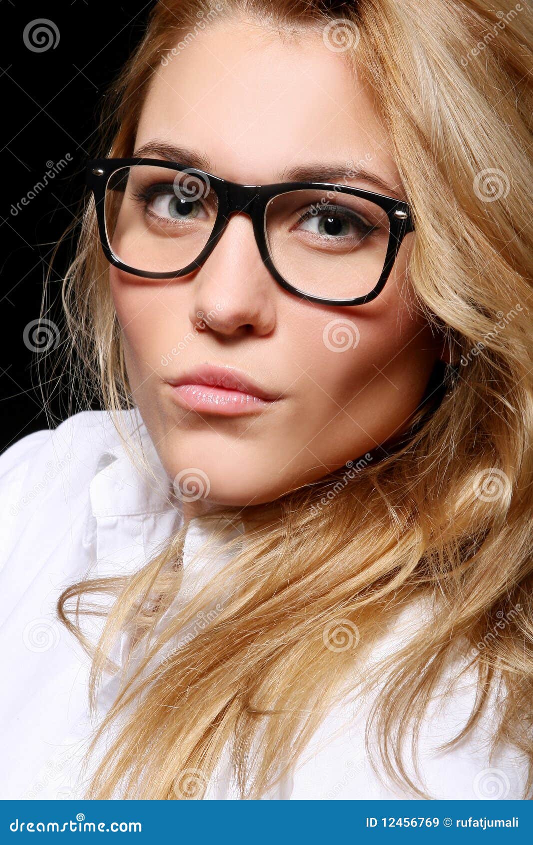 Beautiful Young Student Isolated on White Stock Image - Image of modern ...