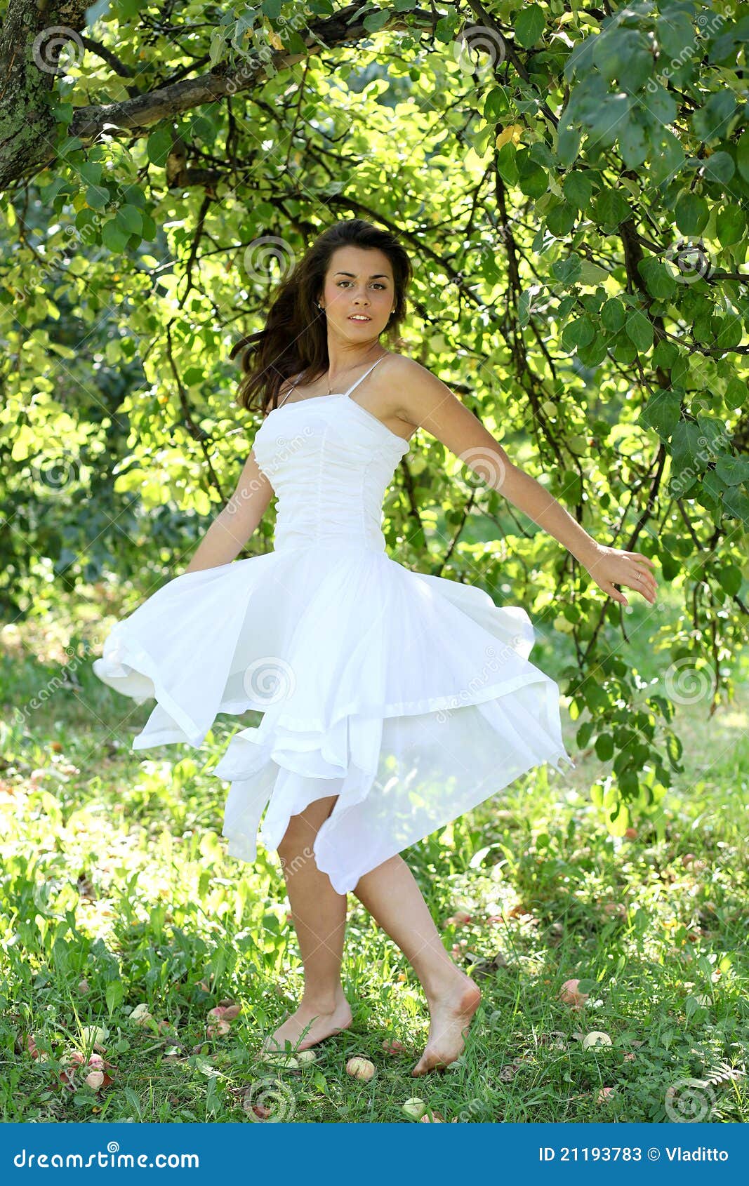 Beautiful Young Woman Dancing Stock Image - Image of color, lifestyle ...