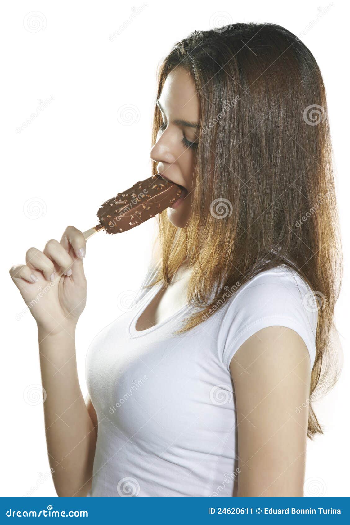 Beautiful Young Woman Eating Ice Cream Stock Image - Image of lifestyle ... Beautiful Young Woman Eating Ice Cream Stock Image - Image of lifestyle ...