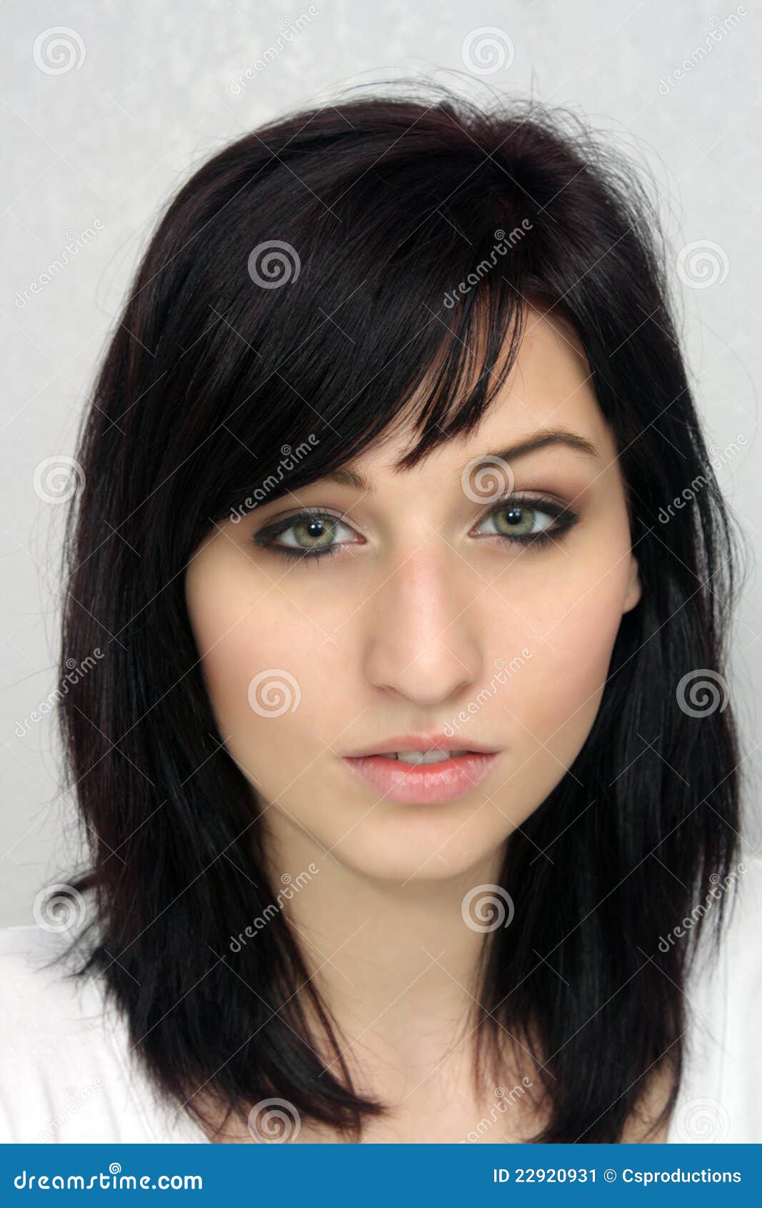 Beautiful Young Woman, Headshot (1) Stock Image - Image of headshot ...