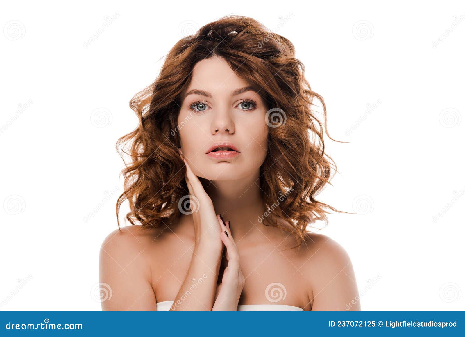 Beautiful Young Woman Looking At Camera Stock Image Image Of