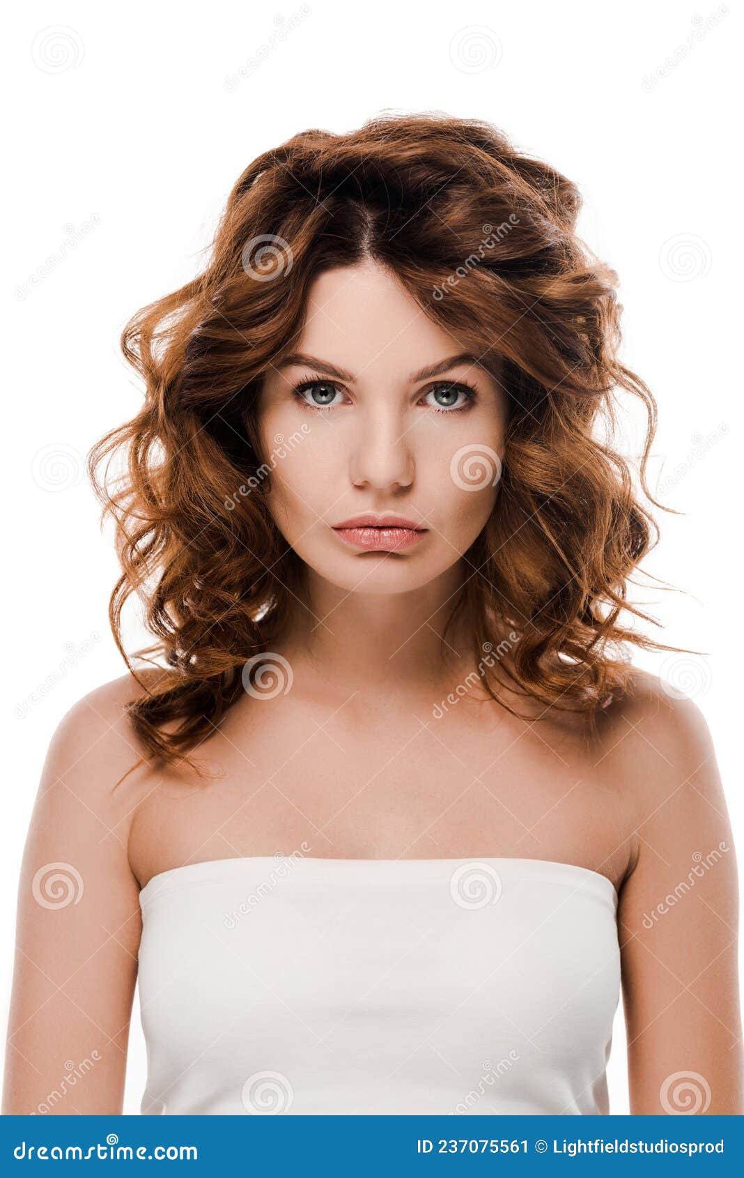 Beautiful Young Woman Looking At Camera Stock Image Image Of