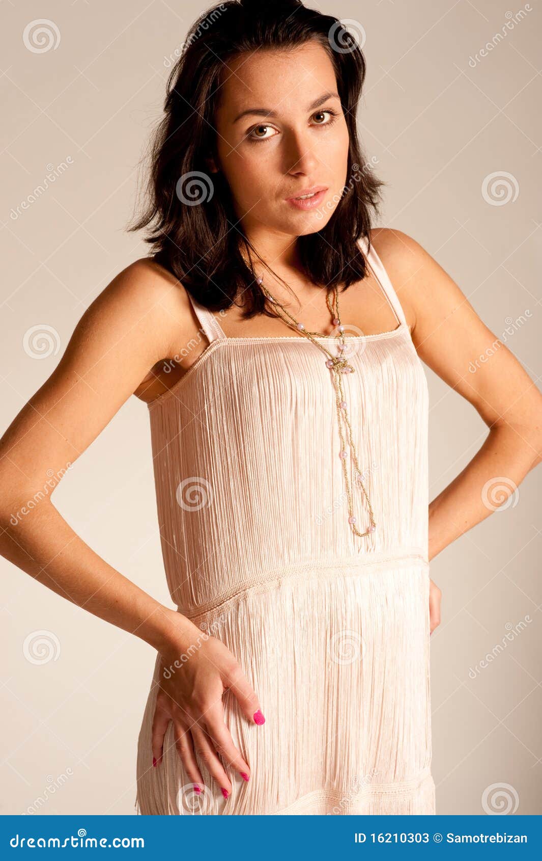 Beautiful young woman pose stock image. Image of face - 16210303