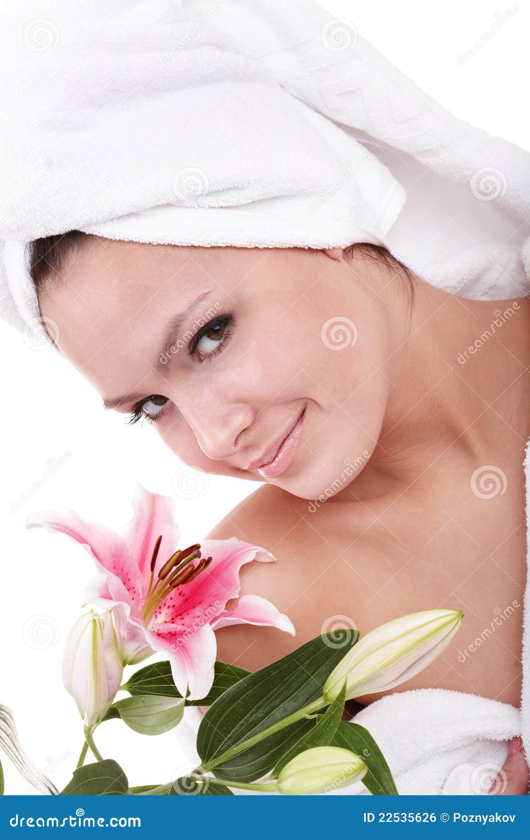Beautiful Young Woman in Spa. Stock Photo - Image of relax, health ...