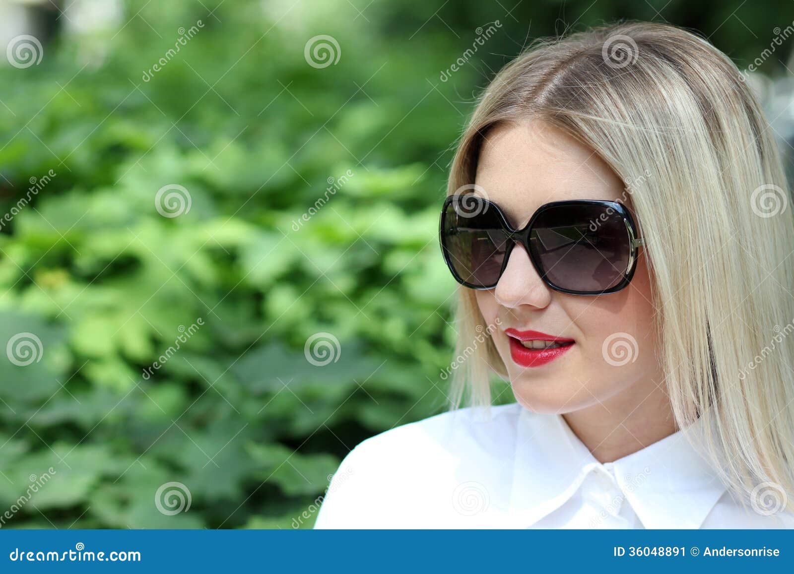 Beautiful Young Woman Stock Image Image Of Cute Outdoor 36048891