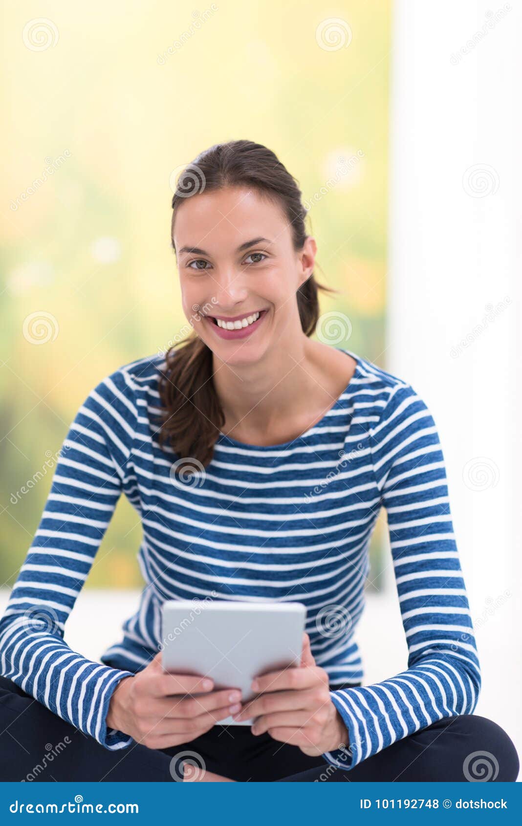 Young Women Using Tablet Computer on the Floor Stock Photo - Image of ... Young Women Using Tablet Computer on the Floor Stock Photo - Image of ...