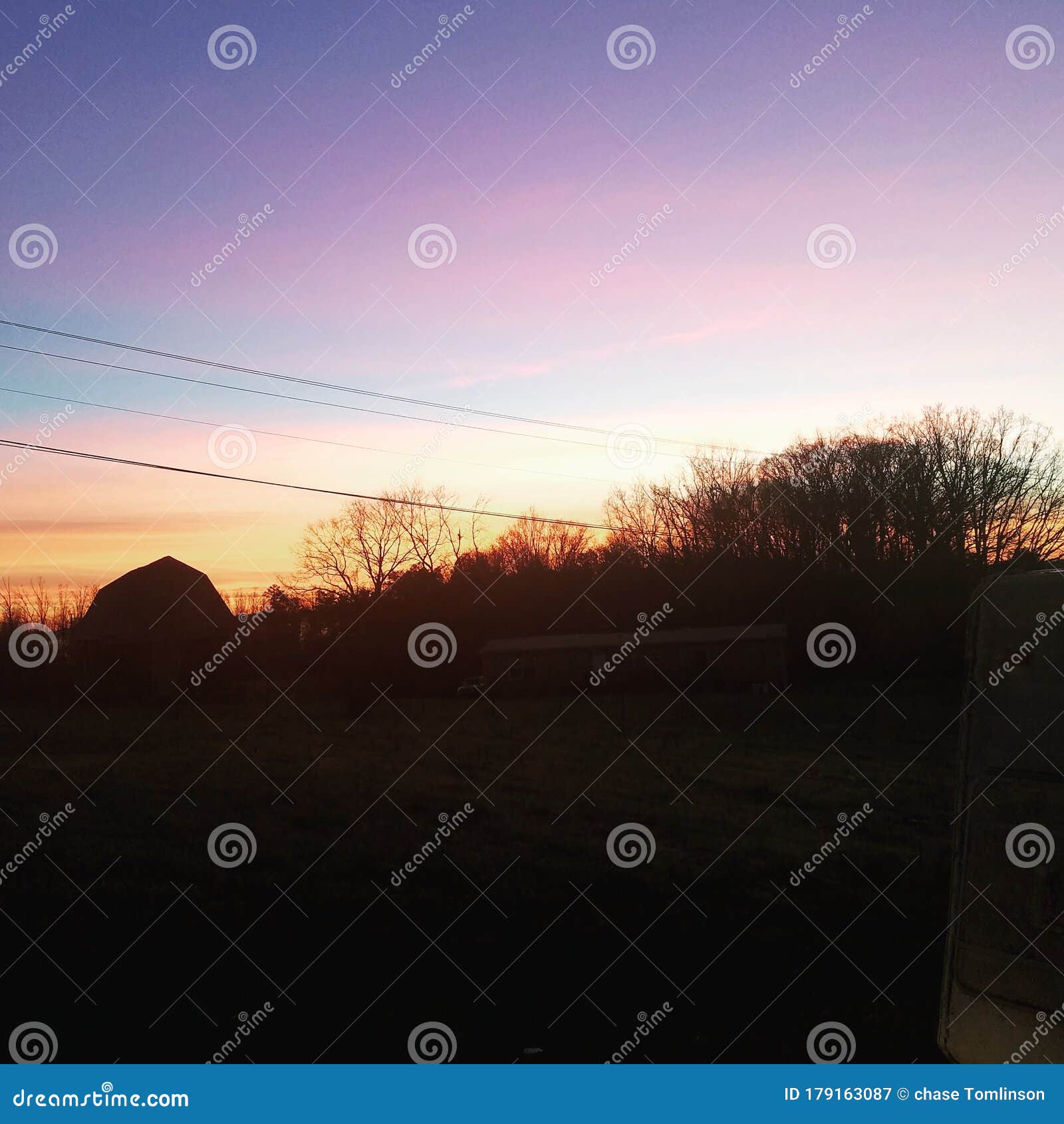 The Beautifull Southern Sunset Stock Image - Image of horizon, southern ...