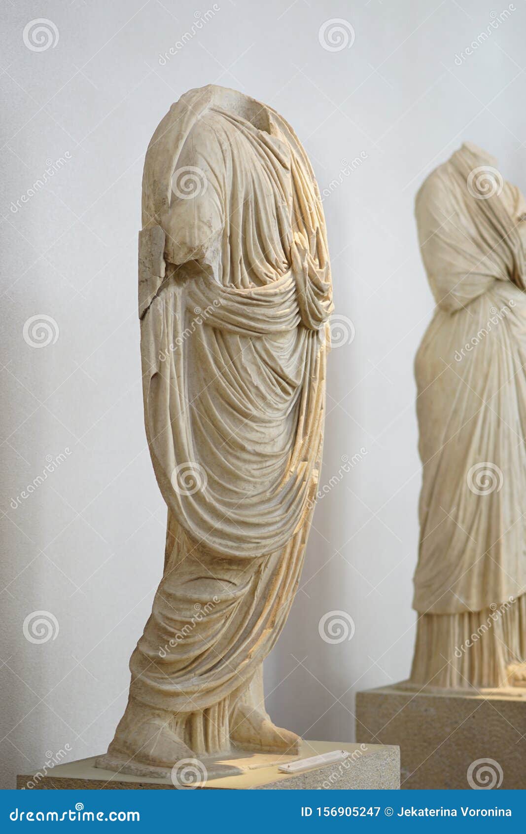 Beautifull Statues in the of the Archaeological Site of Olympia ...