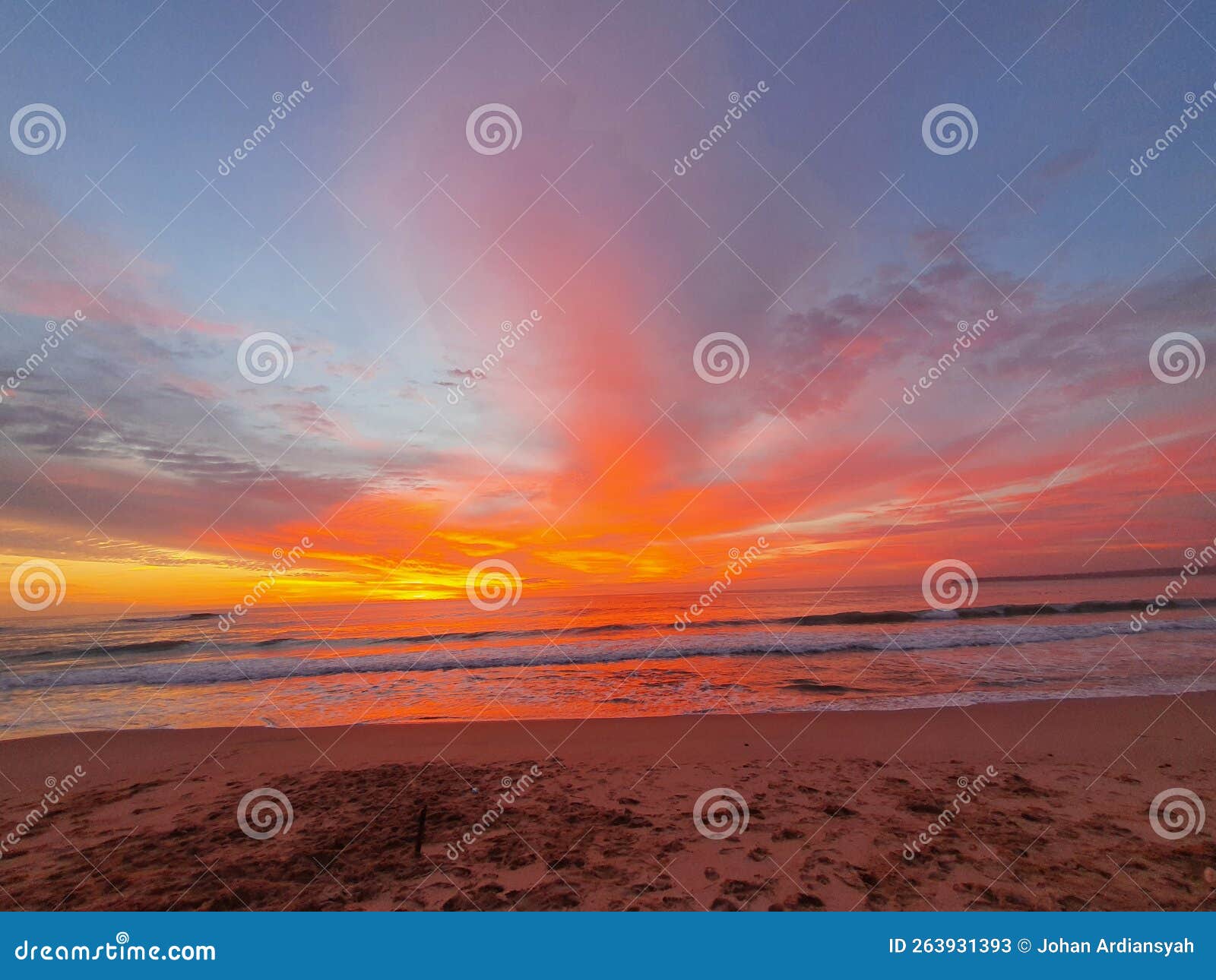 Beautifull View of Linau Beach Stock Image - Image of view, linau ...