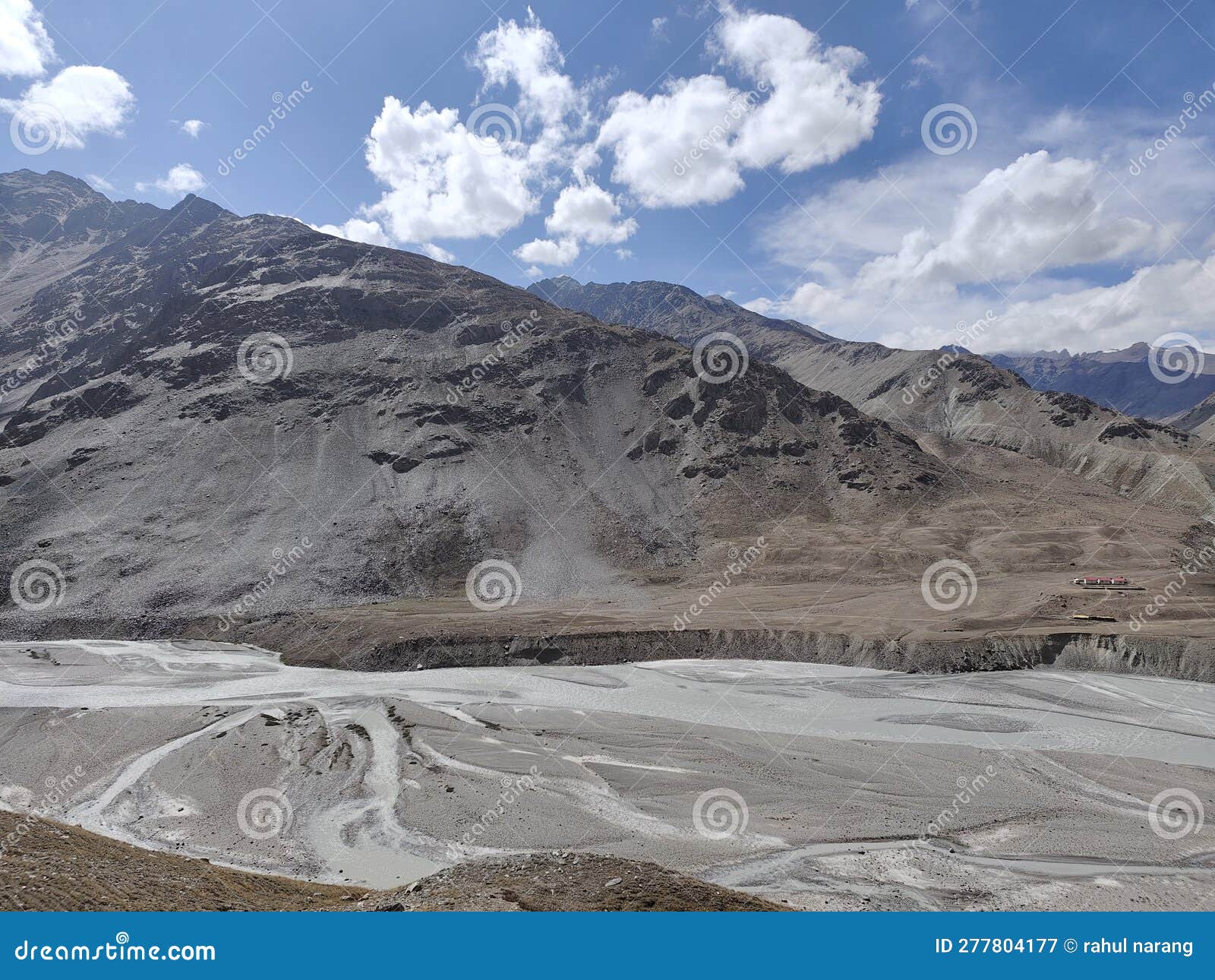 Beautifully Captured Himalayan Ranges in India Stock Image - Image of ...