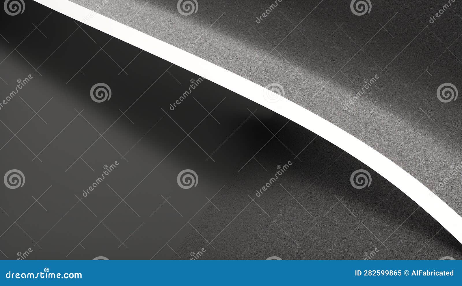 A Beautifully Composed Image of a Curved Surface with a Single Light ...