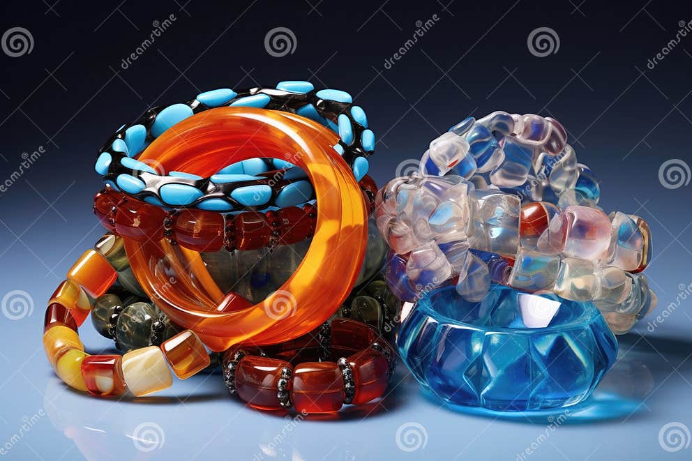 Beautifully Crafted Eco Friendly Products Made From Recycled Plastic Materials Stock Image