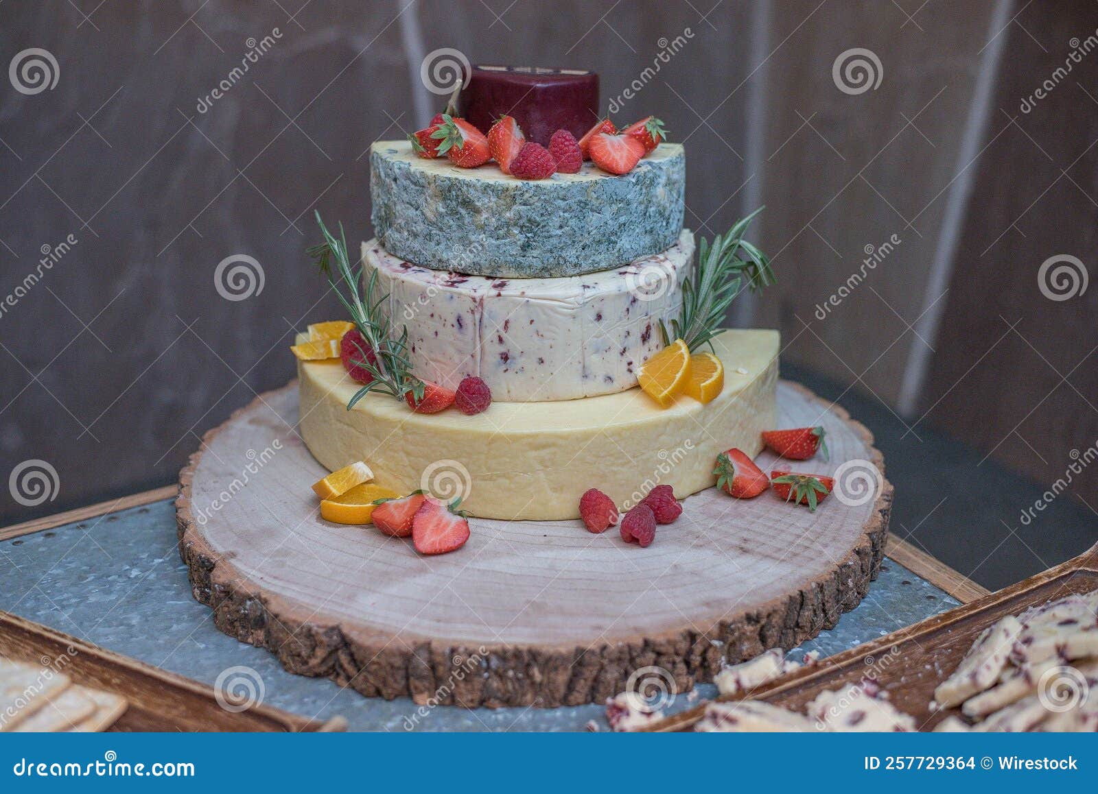 Beautifully Decorated Fruit Cake Stock Photo - Image of homemade ...