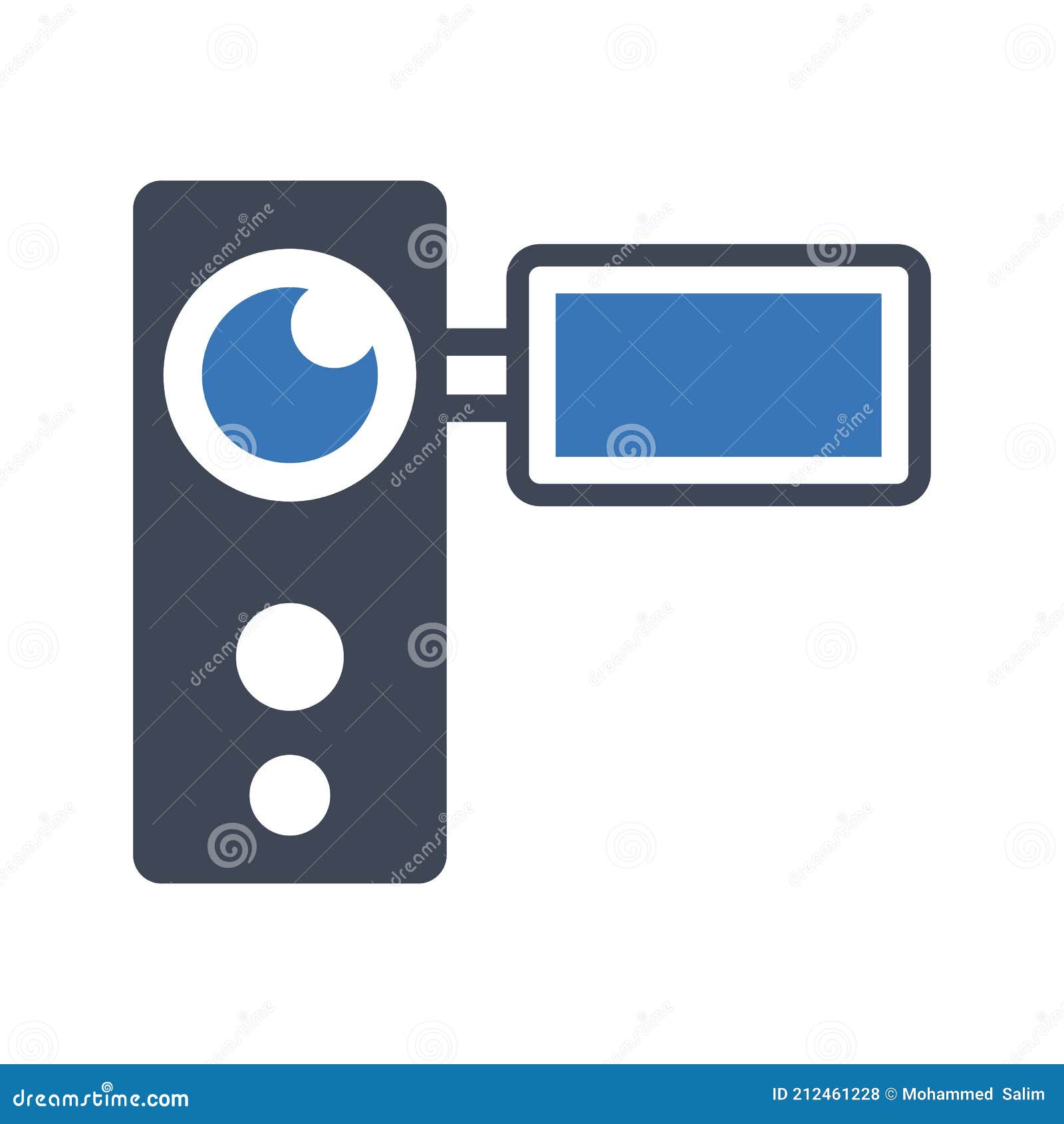 Camera Recorder Icon. Vector Graphics Stock Vector - Illustration of ...