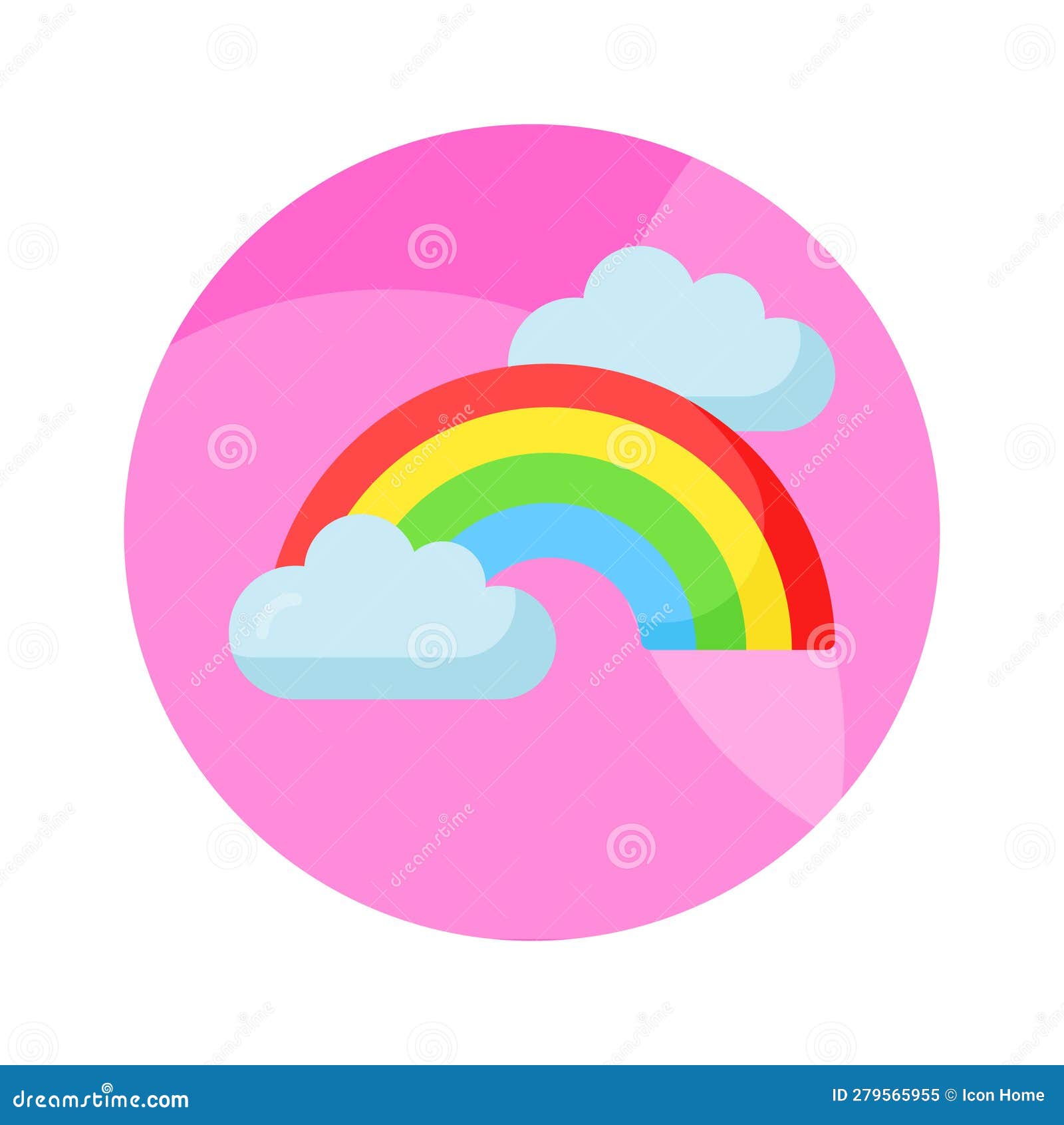 Beautifully Designed Icon of Rainbow in Editable Style, Premium Icon ...