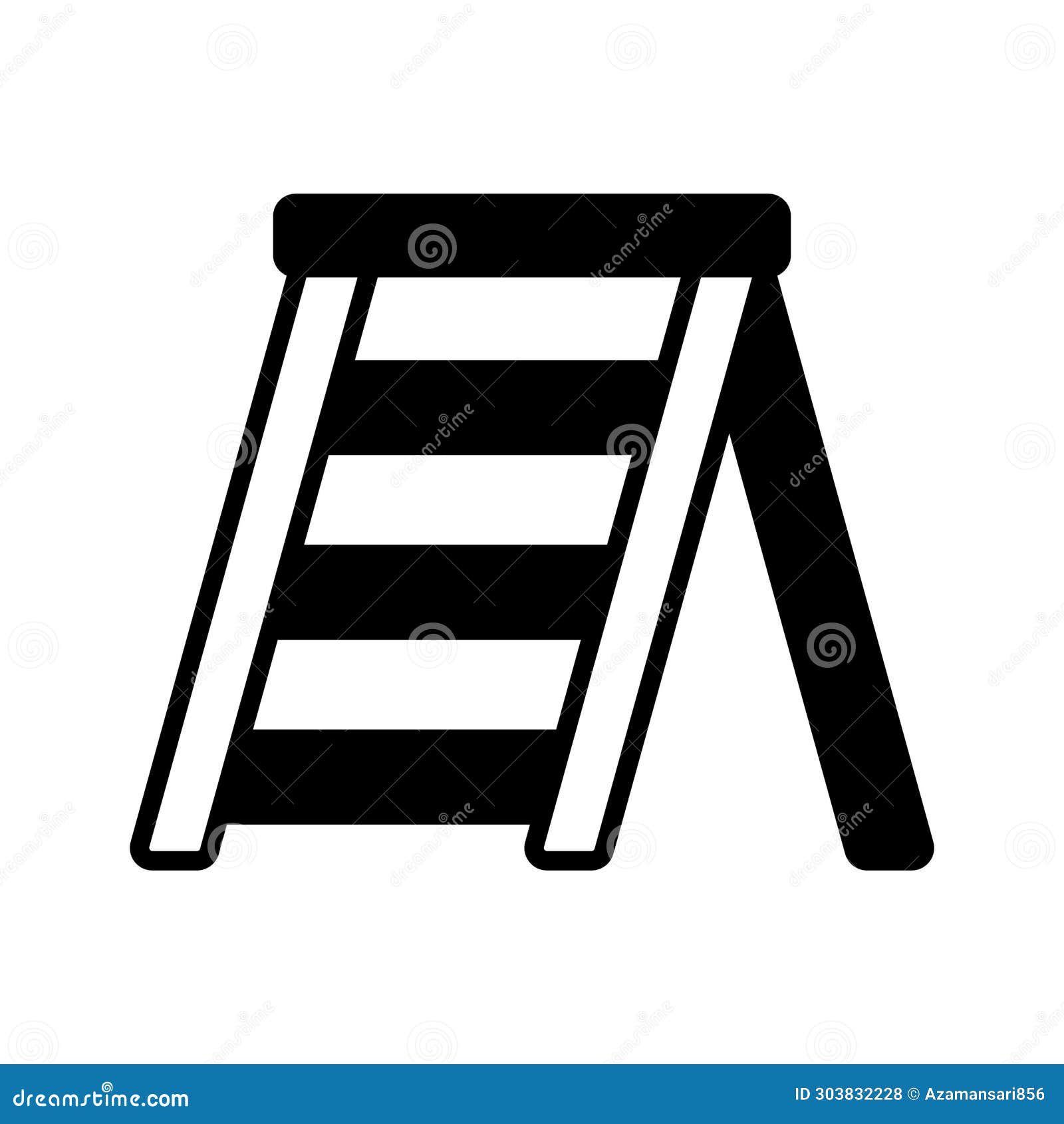 Beautifully Designed Trendy Icon of Ladder, Construction Ladder Vector ...