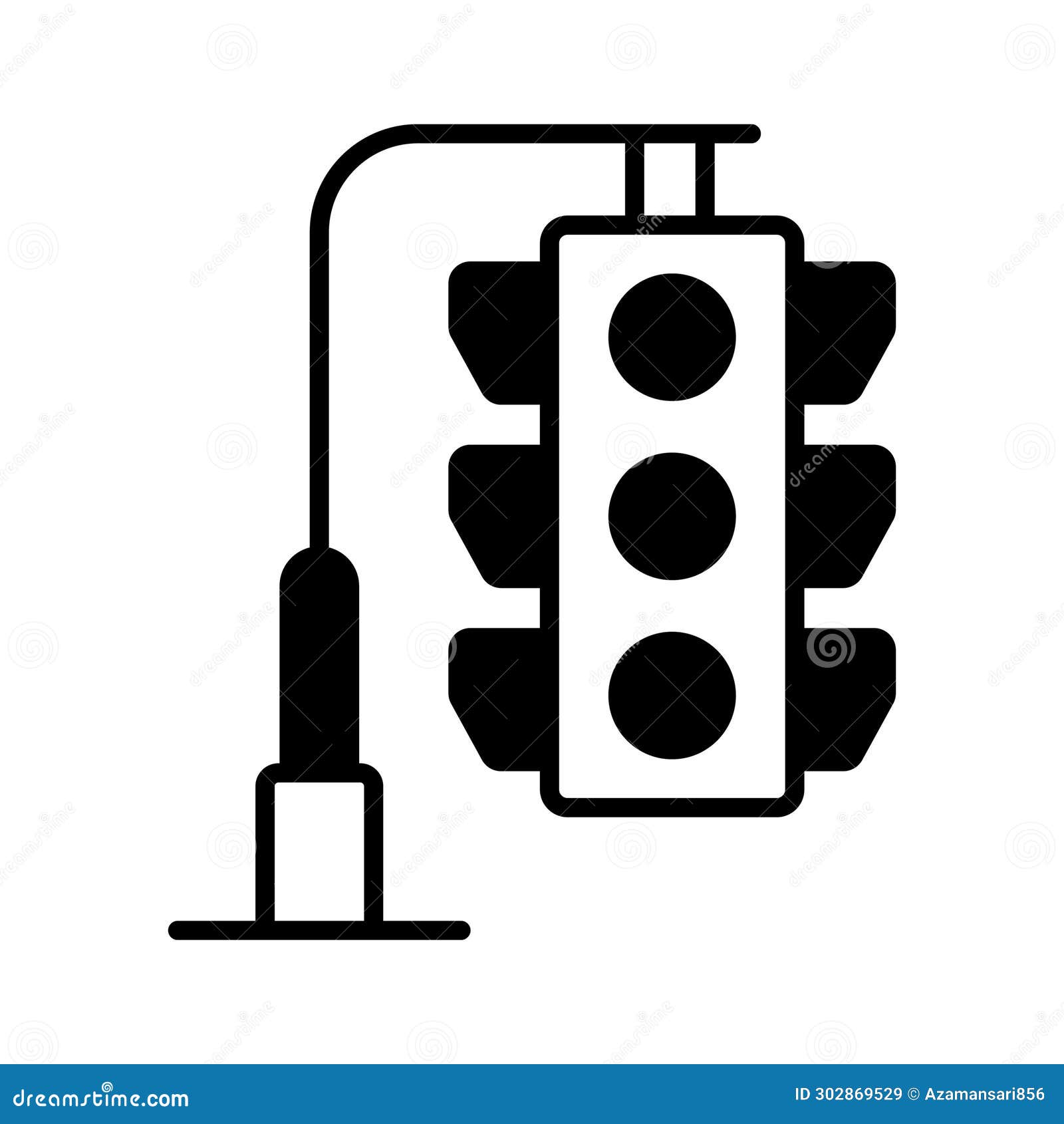 Beautifully Designed Vector of Traffic Signals, Traffic Lights Icon ...