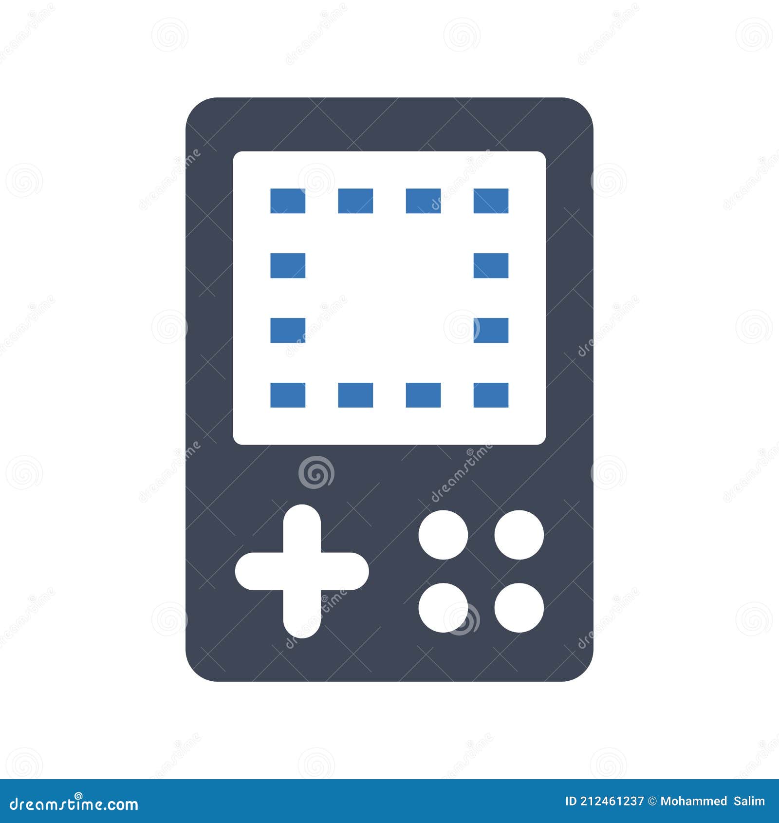 Video Game Device Icon. Vector Graphics Stock Vector - Illustration of ...