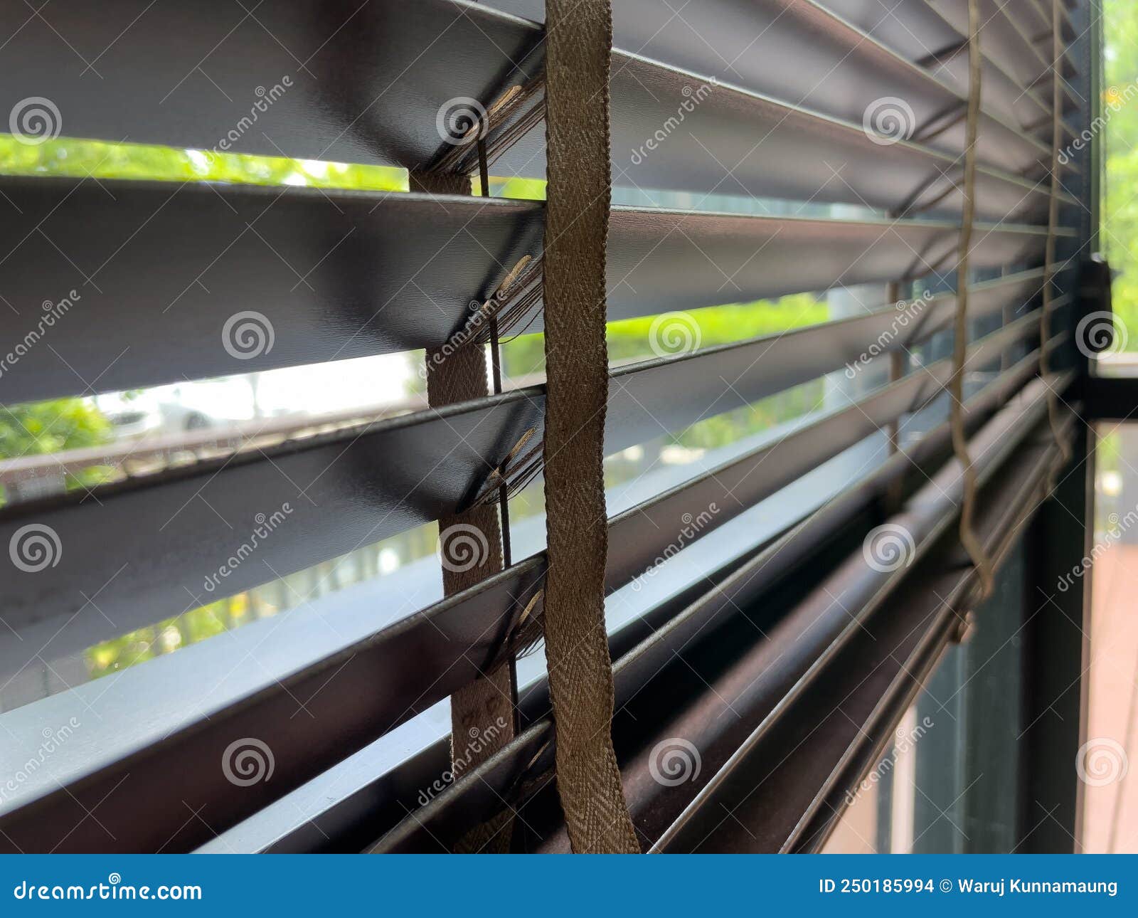Beautifully Shaped Foldable Curtains. Stock Photo - Image of transport ...