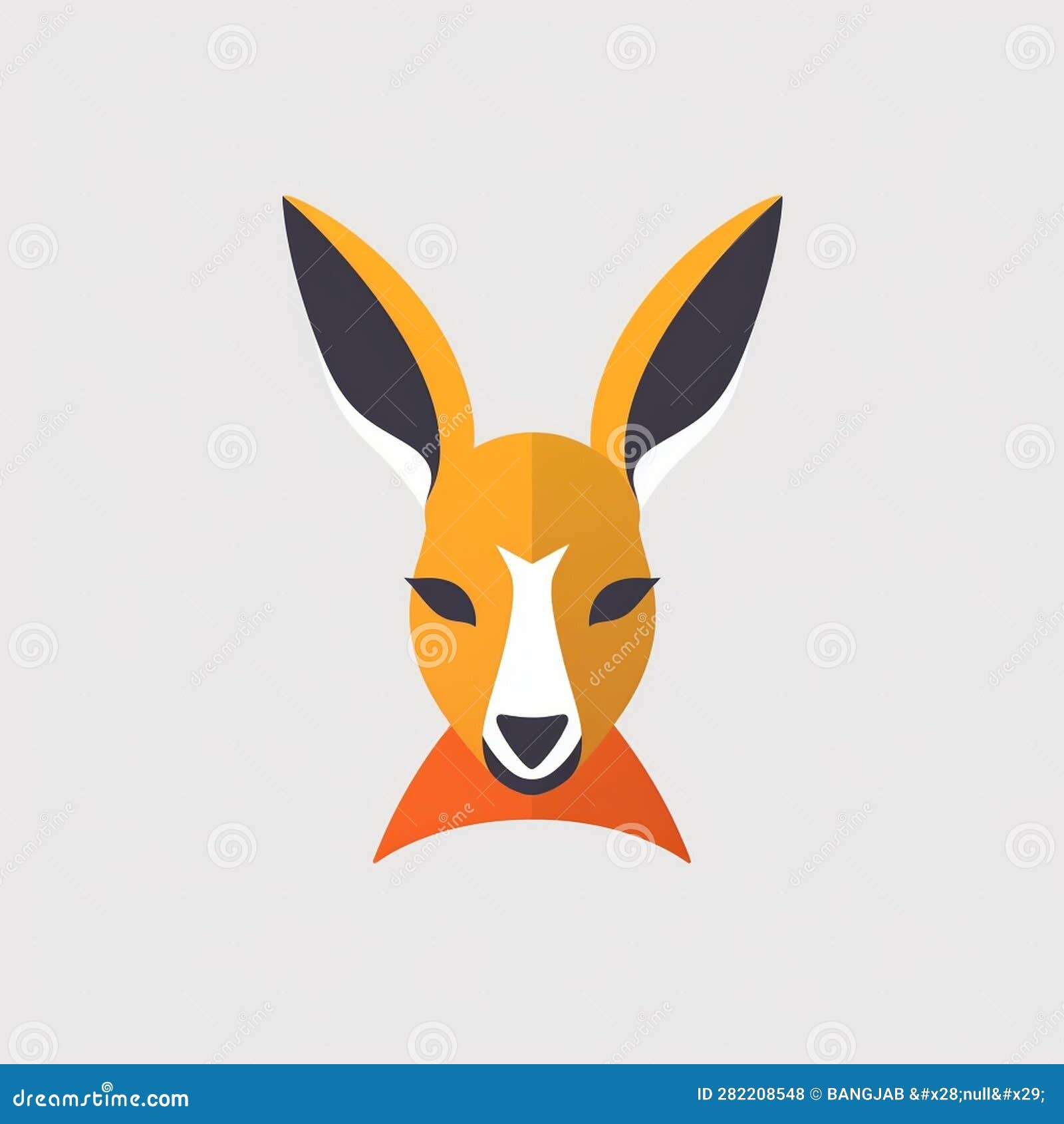 Beautifully Simple Kangaroo Logo Stock Illustration - Illustration of ...