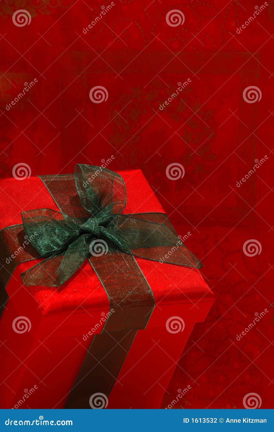 Wrapped Gift Black Boxes With Ribbons As Christmas Presents On A Table ...