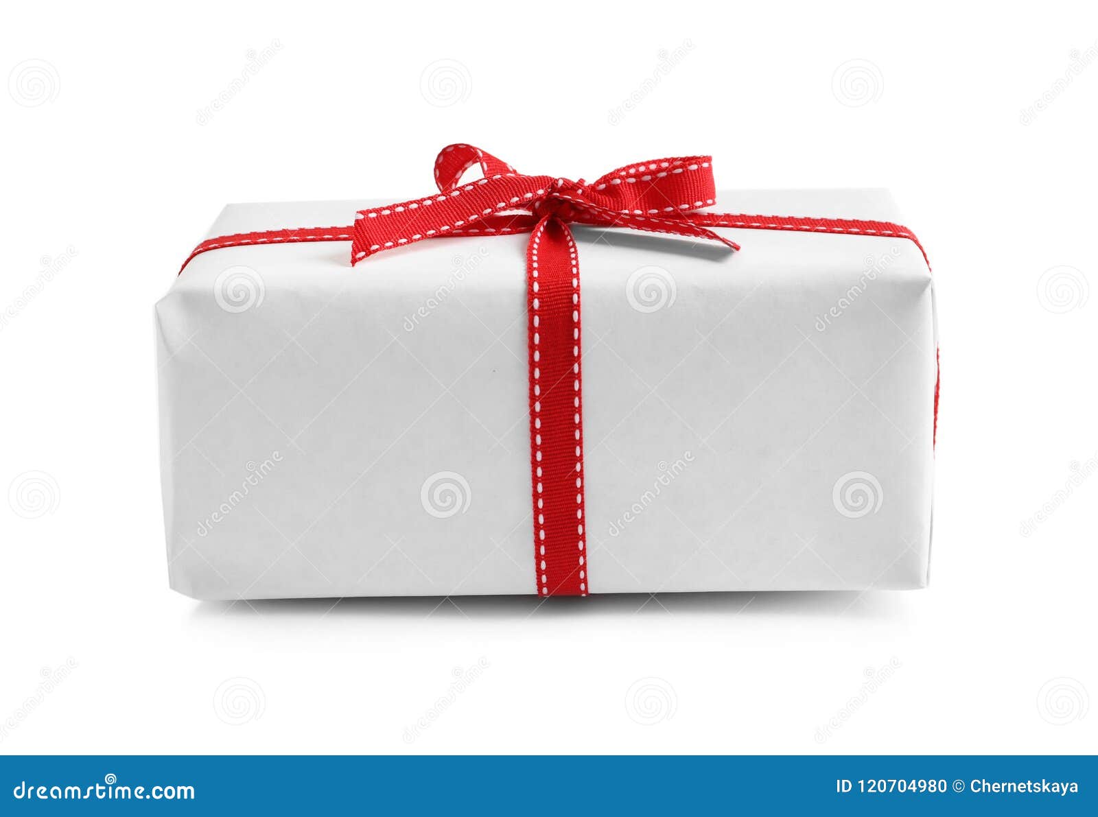 Beautifully Wrapped Gift Box Stock Photo - Image of birthday, celebrate ...