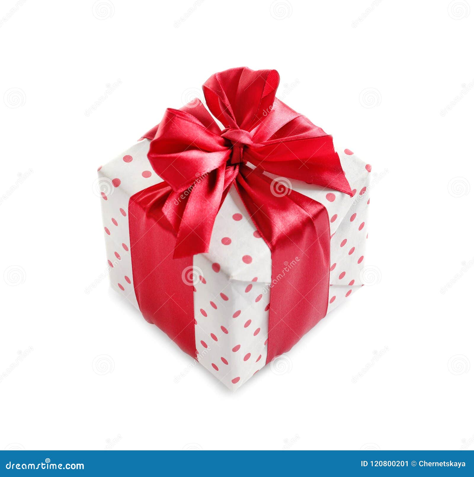 Beautifully Wrapped Gift Box Stock Image - Image of packed, boxing ...