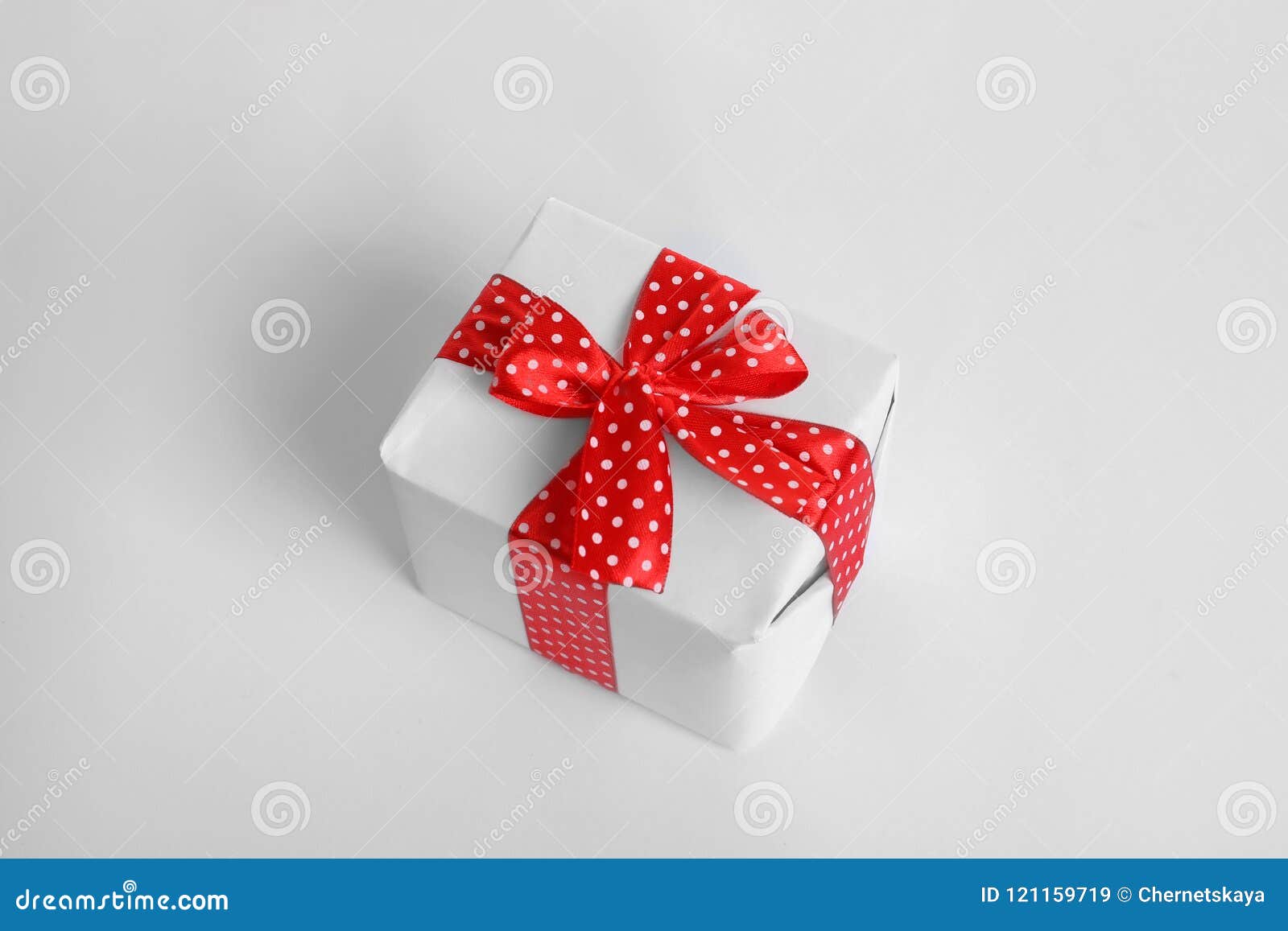 Beautifully Wrapped Gift Box Stock Image - Image of handmade, object ...