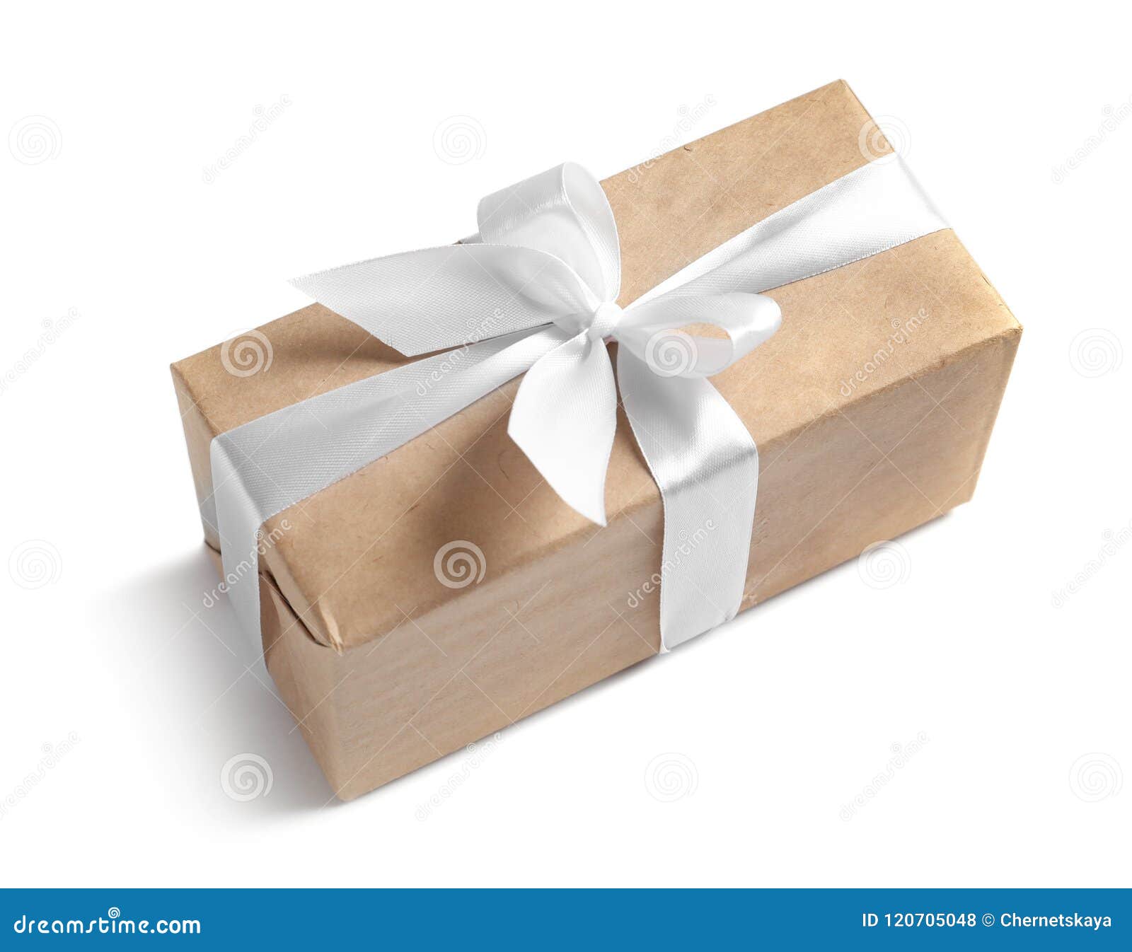 Beautifully Wrapped Gift Box Stock Photo - Image of packed, birthday ...