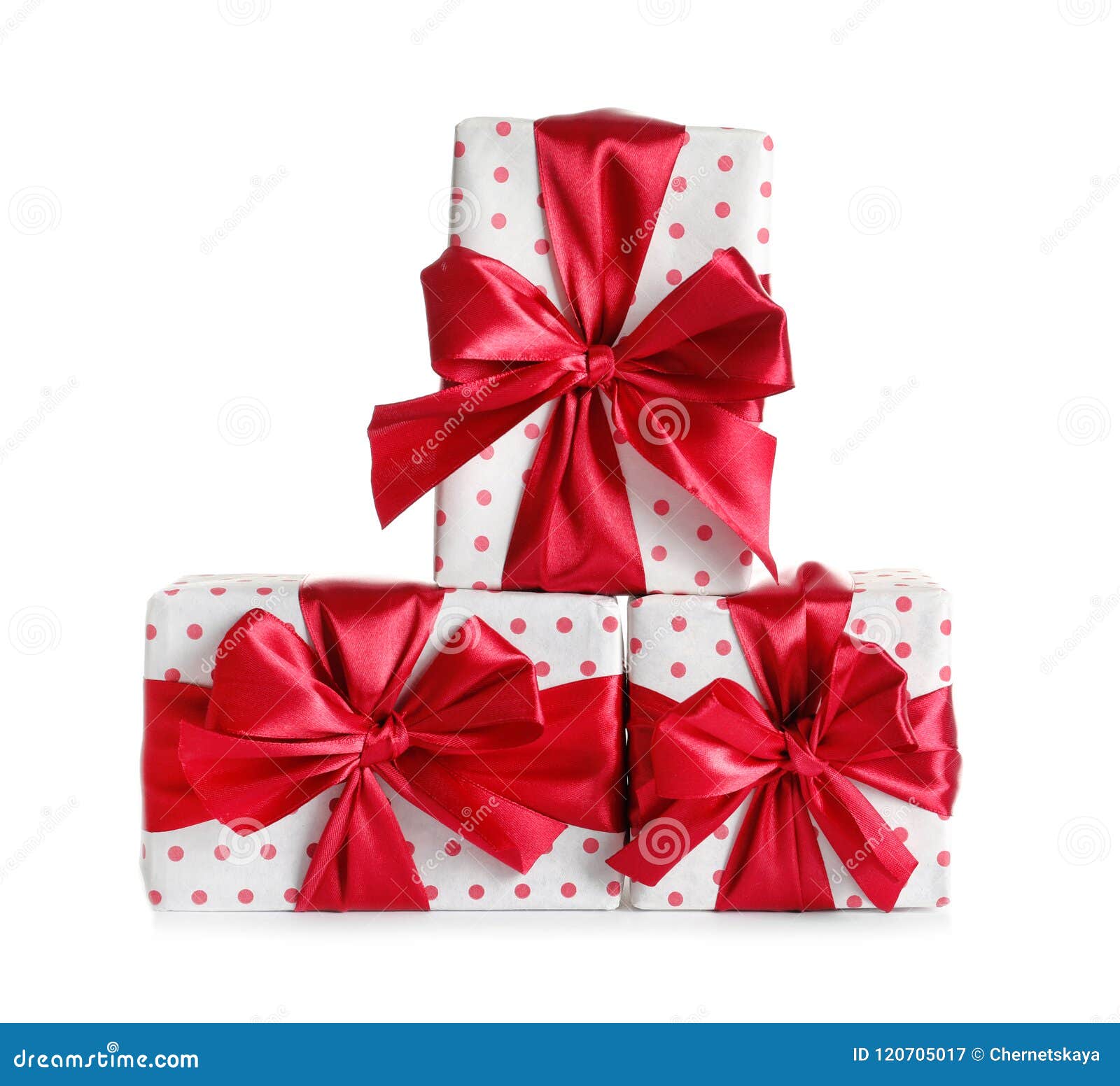 Beautifully Wrapped Gift Boxes Stock Image - Image of decorative ...
