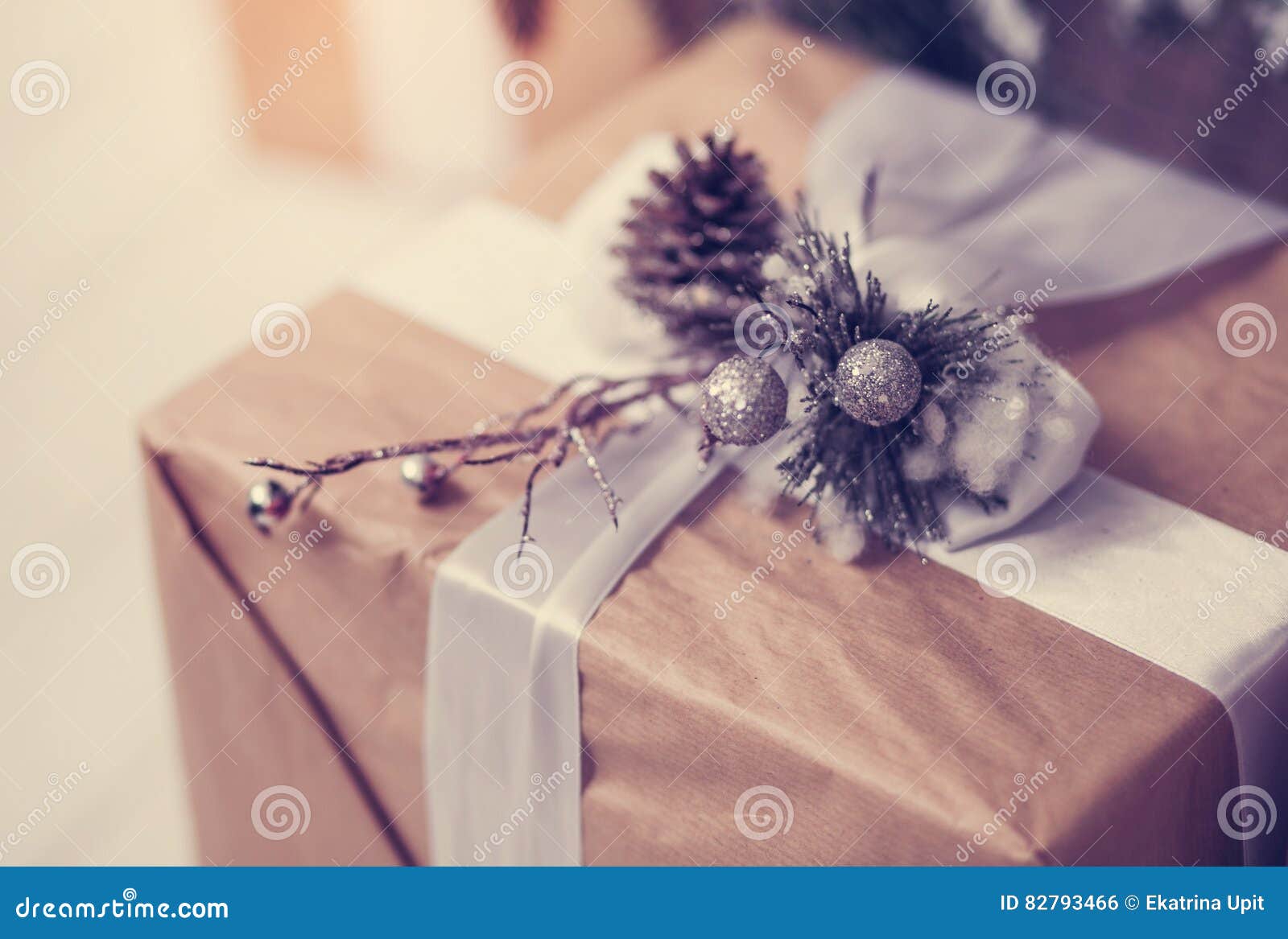 Beautifully Wrapped Gifts Under the Christmas Tree Stock Photo - Image ...