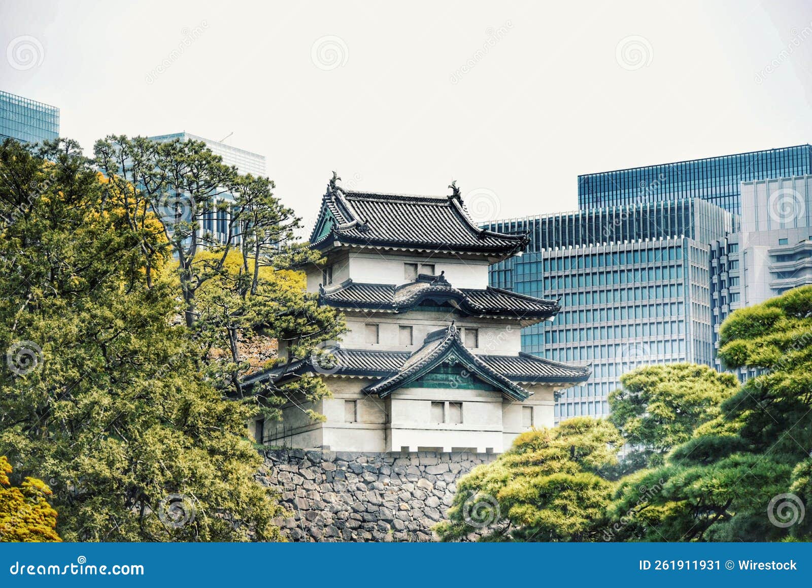 Beautioful Shot of Edo Castle in Japan Stock Image - Image of scenic ...