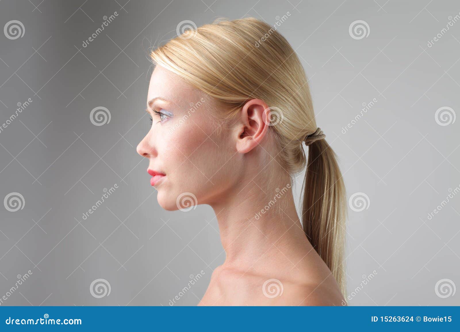 Beauty stock photo. Image of blonde, face, female, profile - 15263624