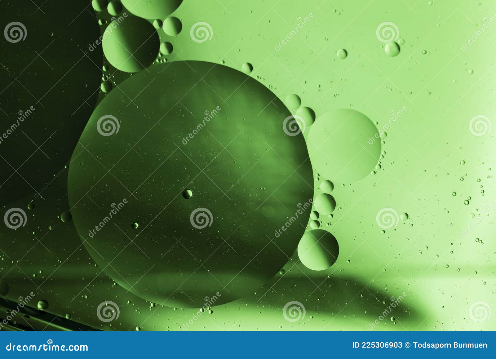 The Beauty of Abstract Oil Floating on the Water Surface with Colored ...