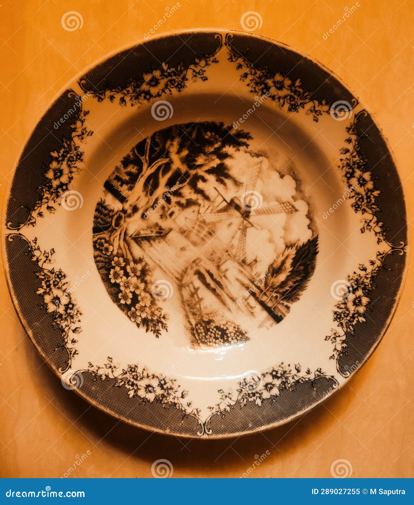 The Beauty of Antique Plates Stock Image - Image of plates, beauty ...