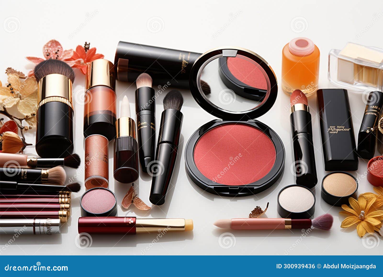 Beauty Array Set of Decorative Cosmetics for a Radiant Aesthetic Stock ...