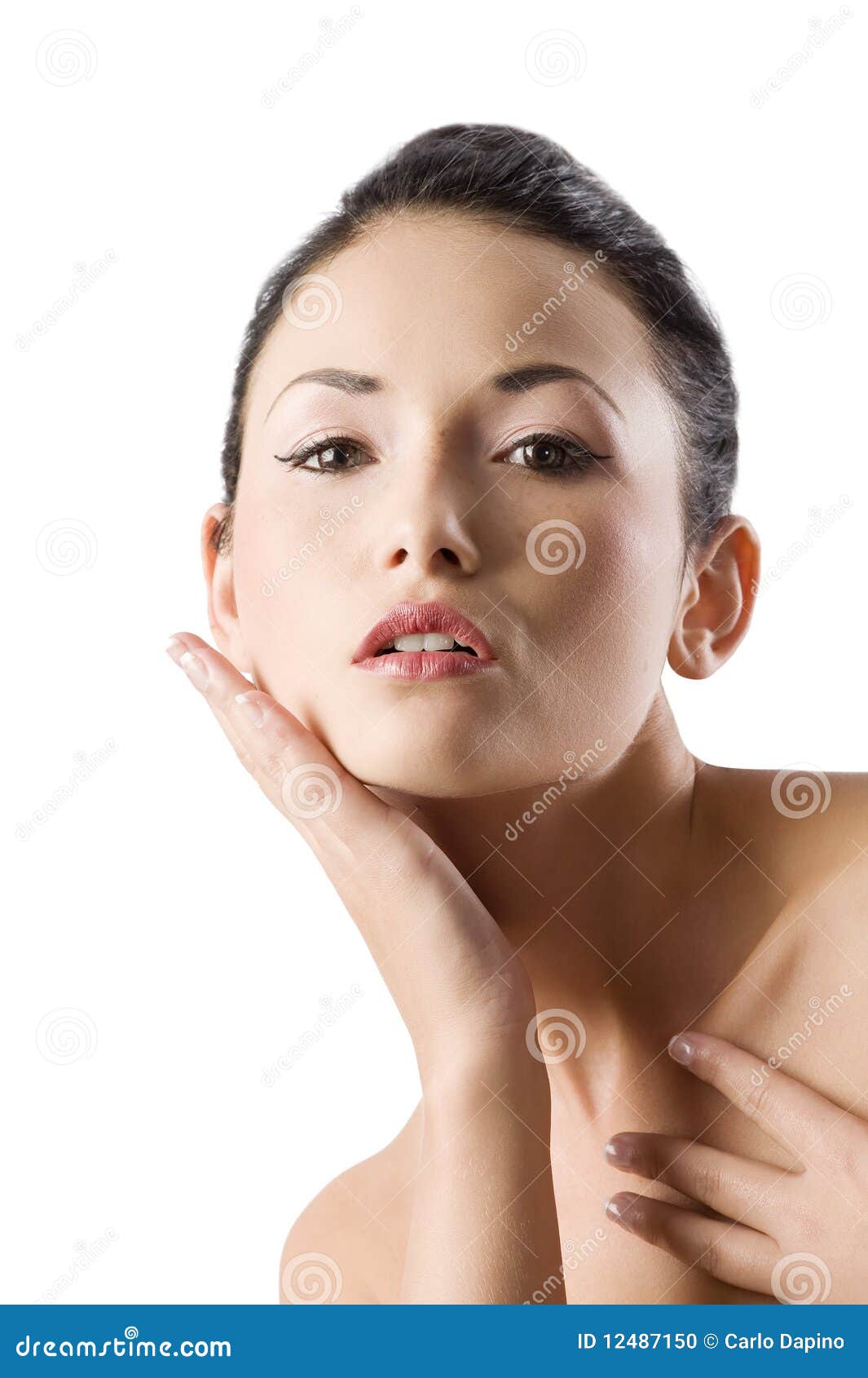 Beauty asian portrait stock photo. Image of expression - 12487150