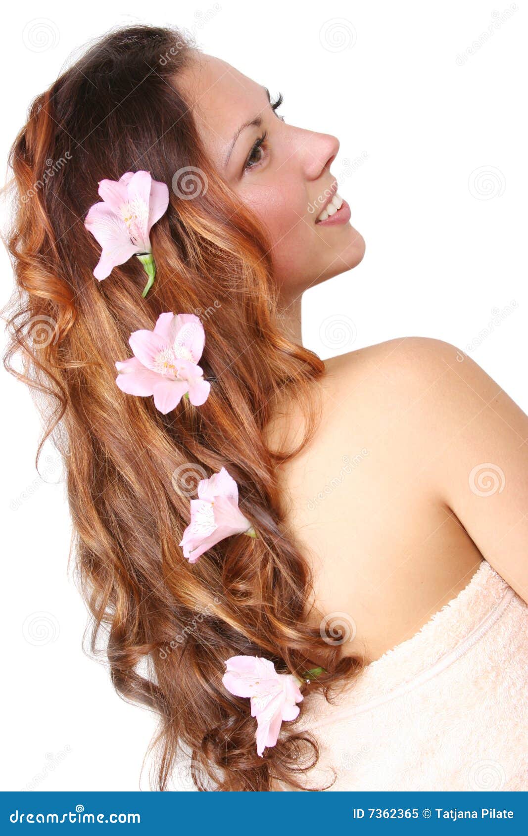 Beauty back stock image. Image of cute, brown, lips, beauty - 7362365