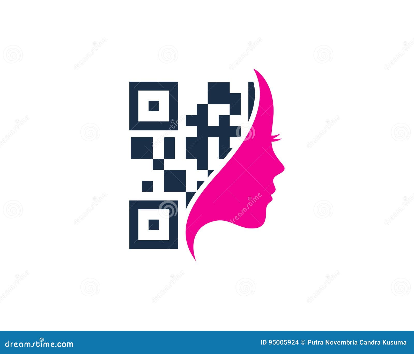 Beauty Barcode Icon Logo Design Element Stock Vector - Illustration of ...