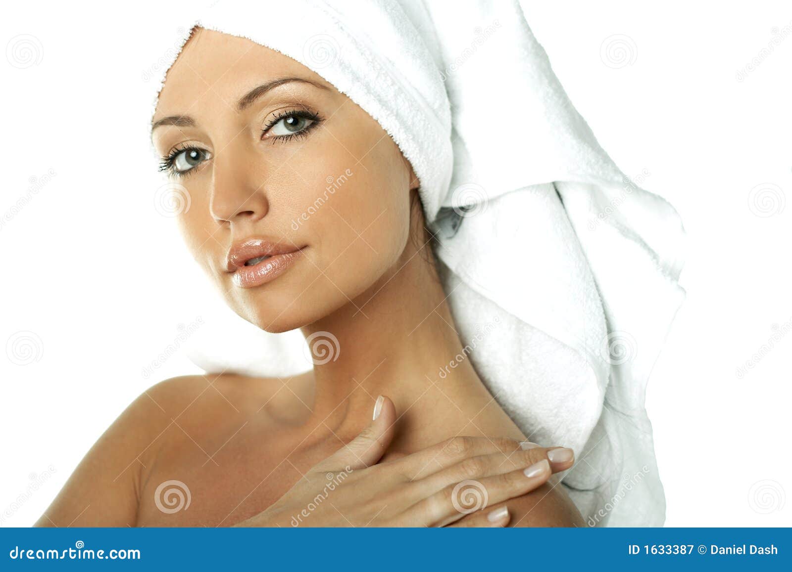 Beauty after Bath stock image. Image of clean, fresh, face - 1633387