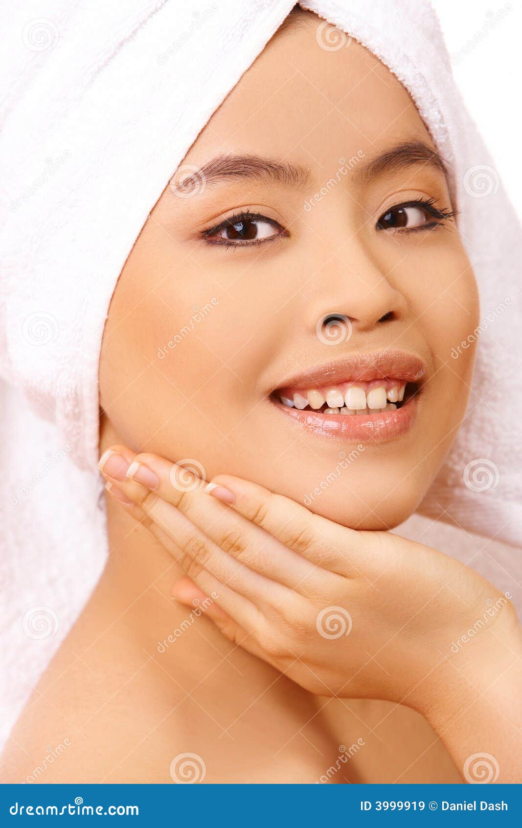 Beauty after Bath stock image. Image of makeup, gorgeous - 3999919