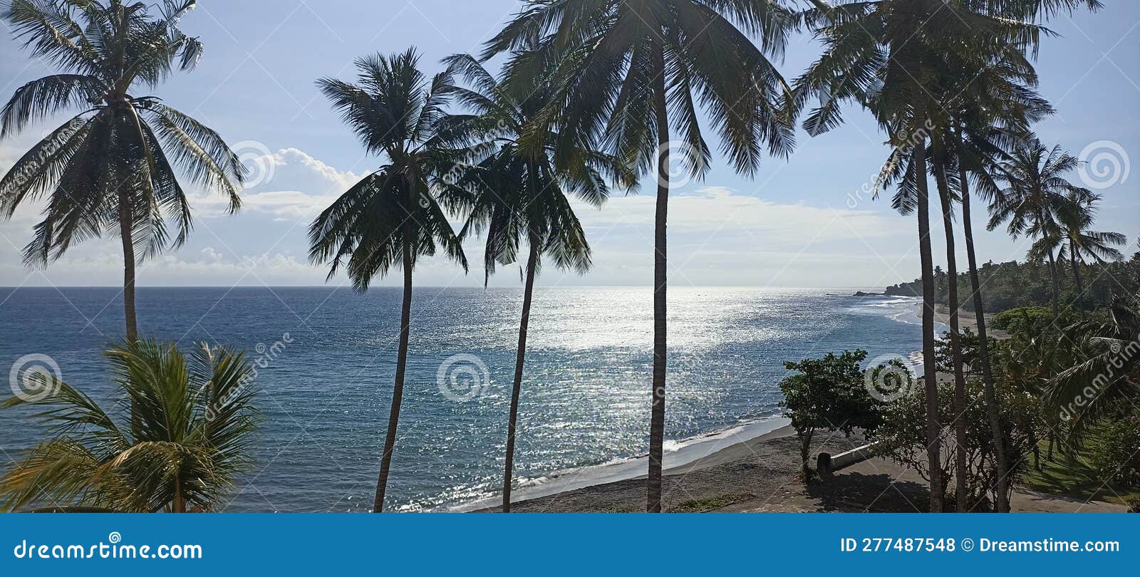 The Beauty of the Beach at almost Sunset Stock Photo - Image of ...