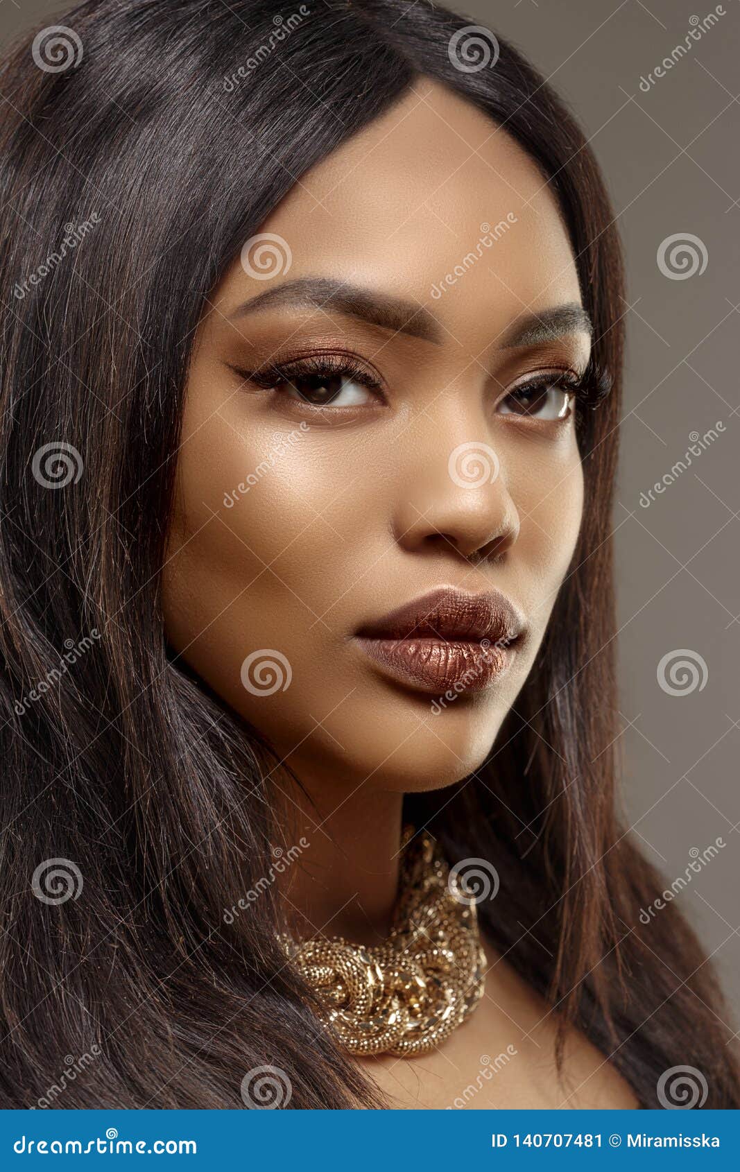 Beauty Black Skin Woman African Ethnic Female Face Young African