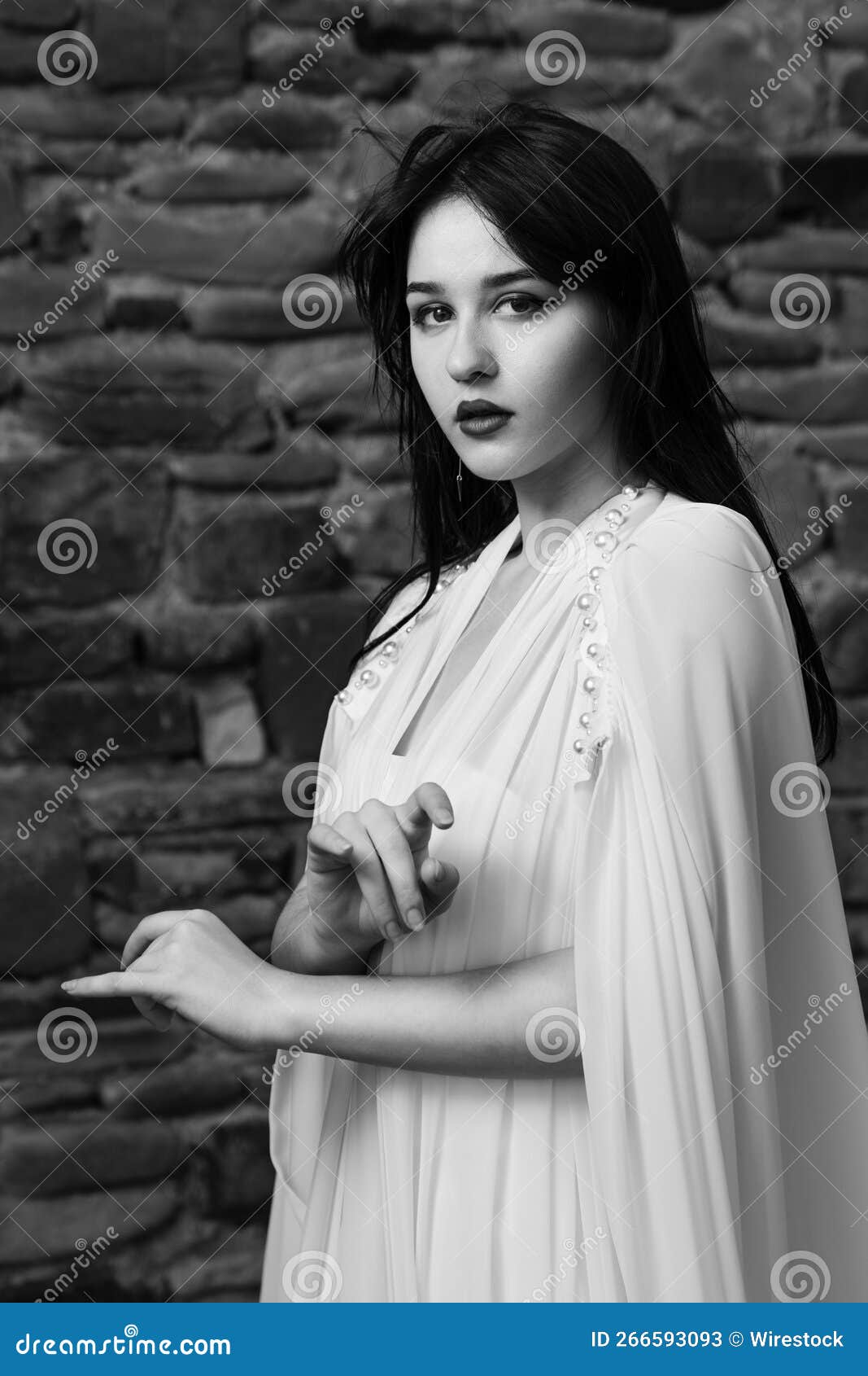 Beauty Bride Model in Wedding Dress Stock Image - Image of beautiful ...